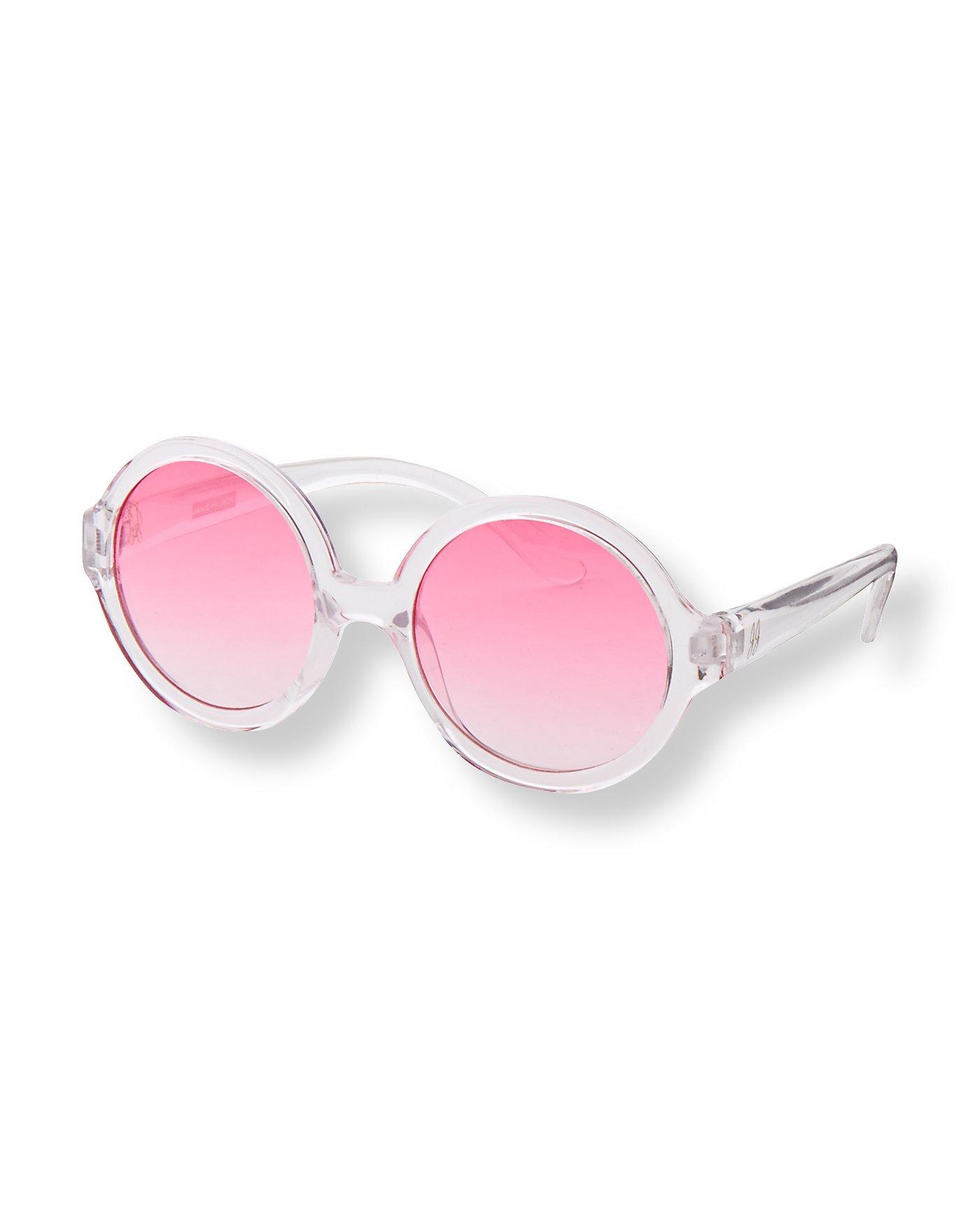 Clear Rose Tinted Sunglasses By Janie And Jack