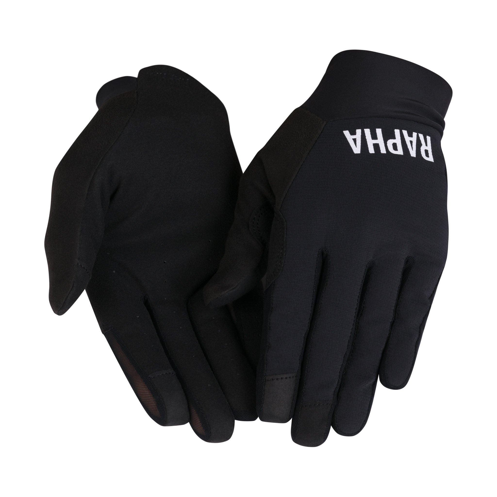 Rapha Unisex Trail Finale Gloves - Black | Tiso