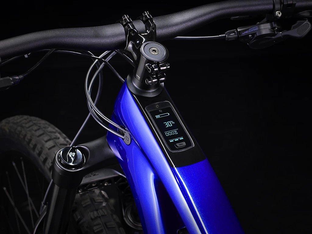 Trek black and blue bike store