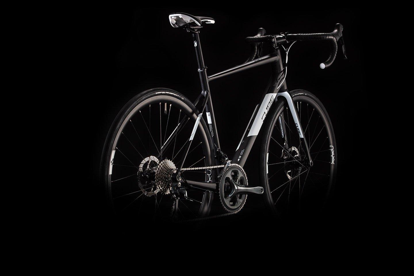 Cube Attain Race Road Bike 2020 Black White Road Bikes Tiso UK
