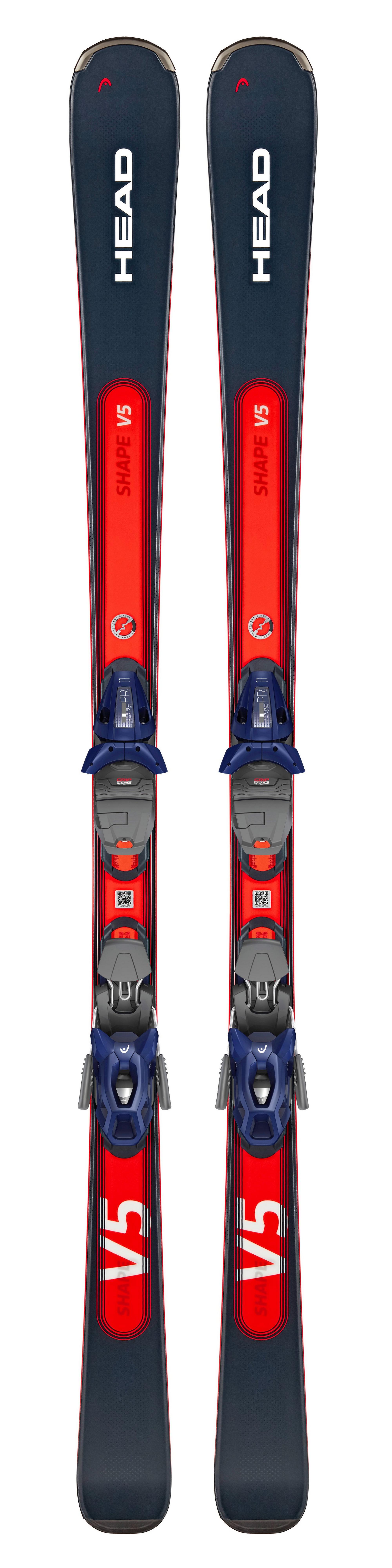 Head Men's Shape e.V5 Skis + PR11 GW Binders - Navy / Red | Tiso