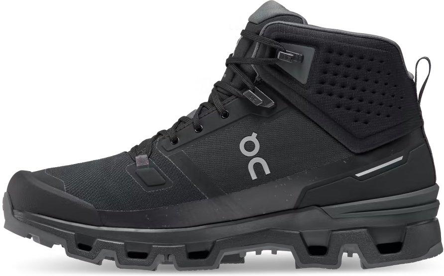 Men's On Cloudrock 2 Waterproof - Black / Eclipse | Hiking Boots | Tiso UK