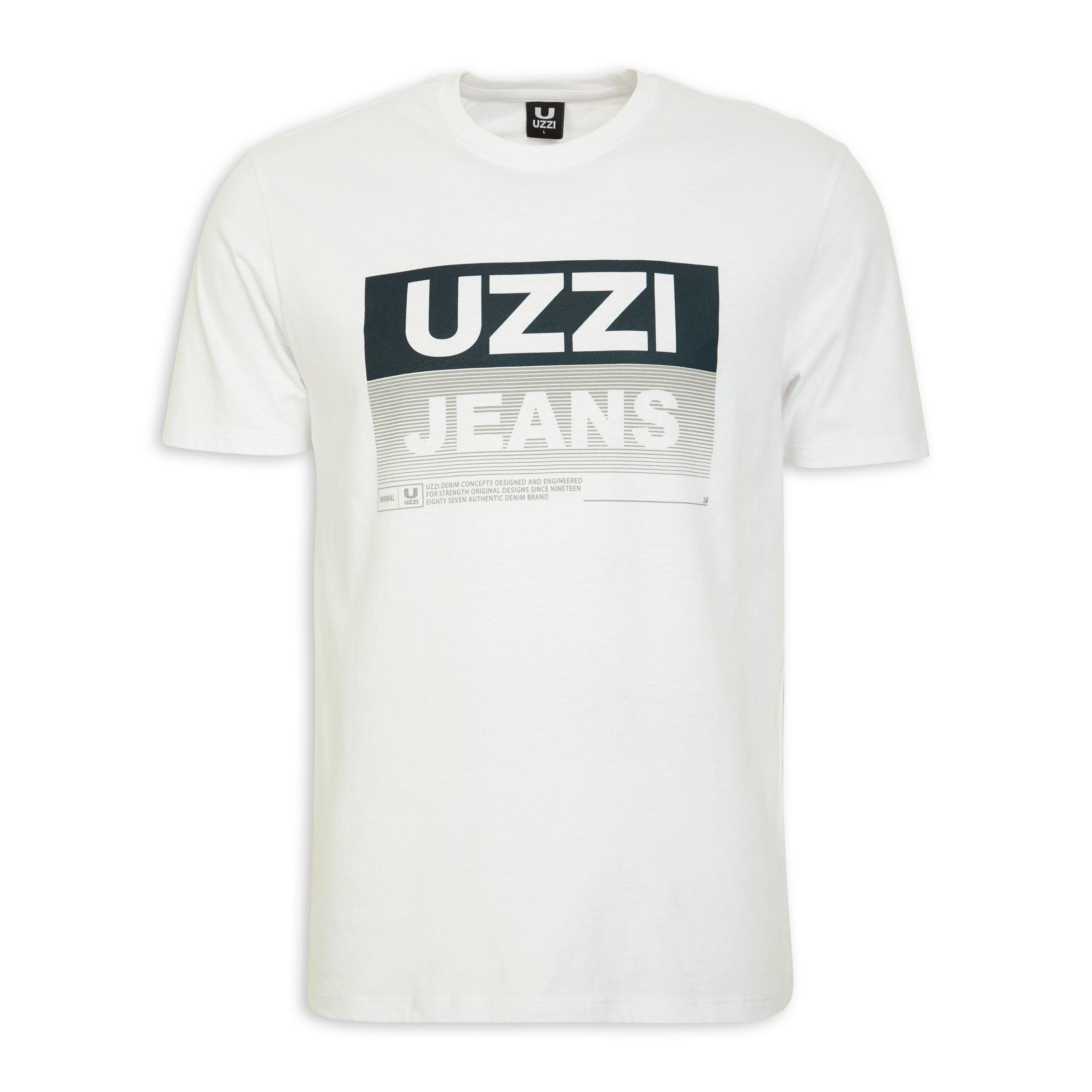 White Branded Tee (3068059) | UZZI