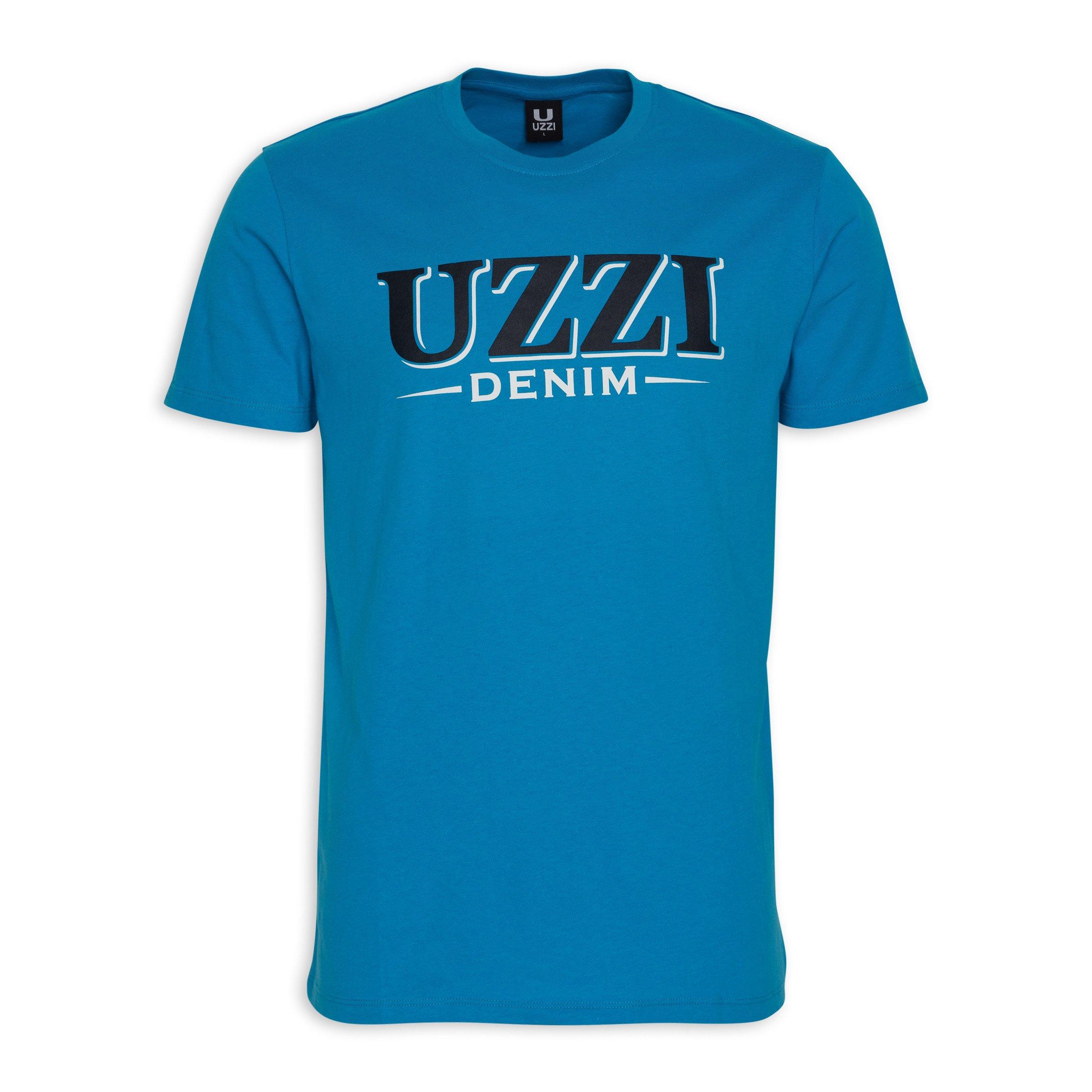 Turquoise Branded Tee (3068062) | UZZI