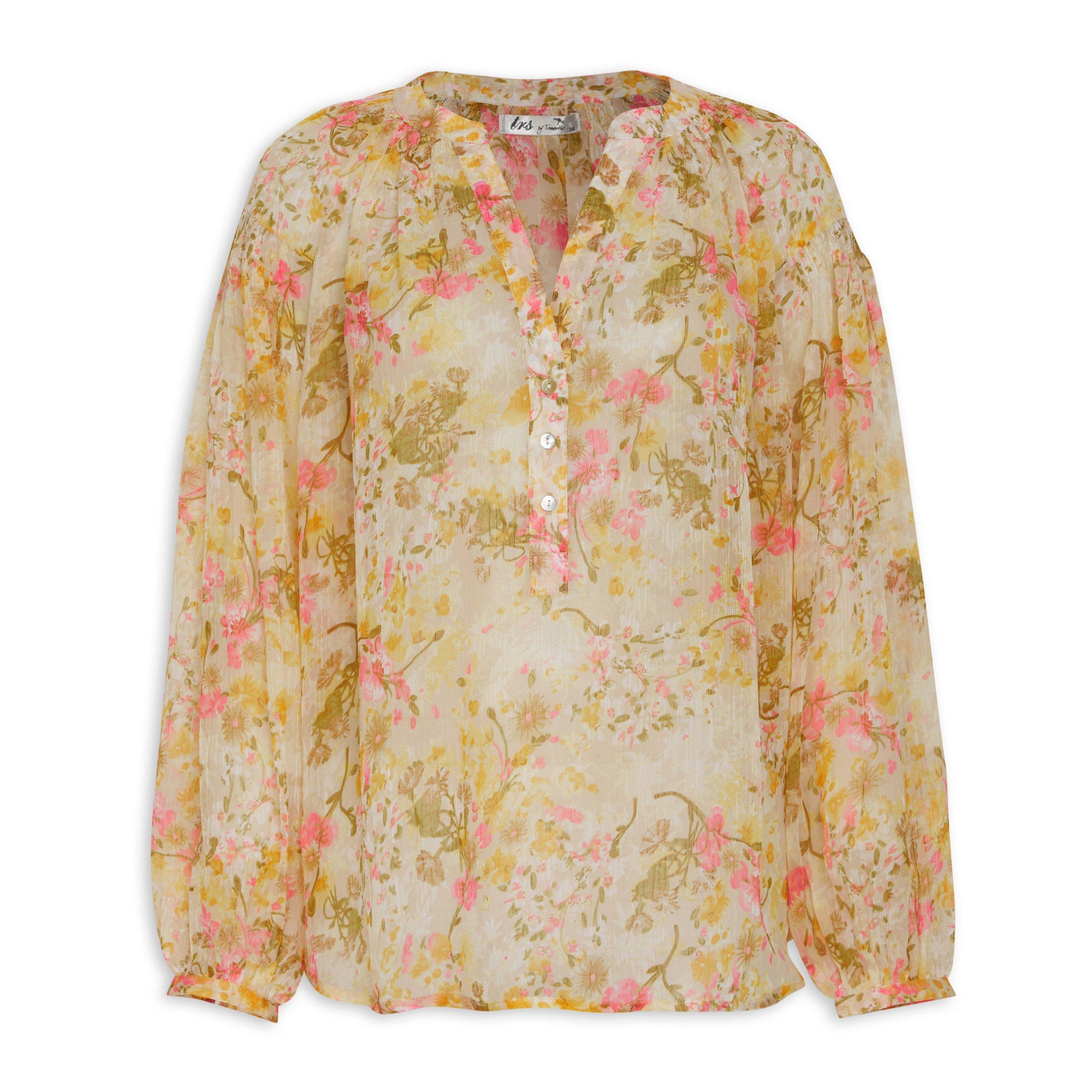 Floral Print Boho Blouse 3085406 Trs