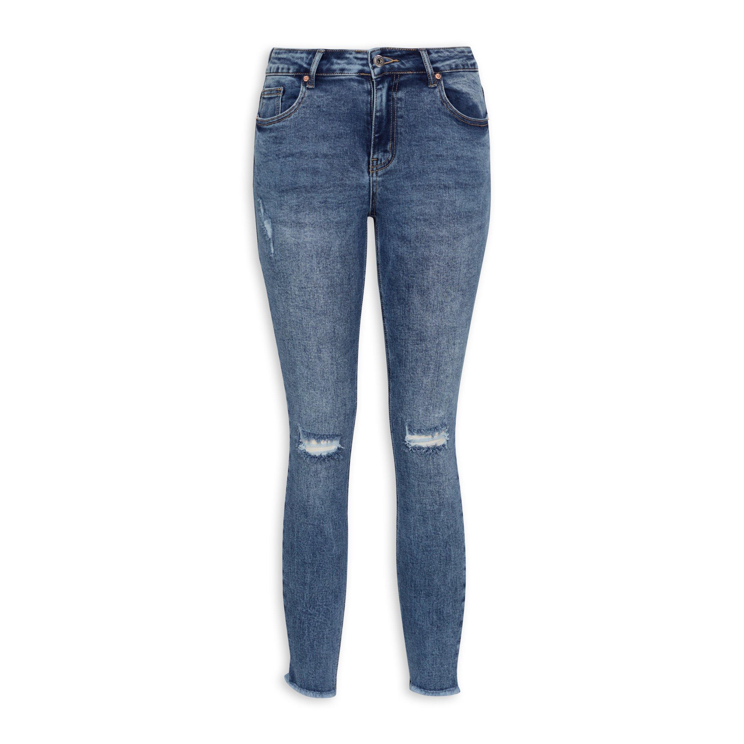 Indigo Ripped Skinny Jean 3105965 Outback Red