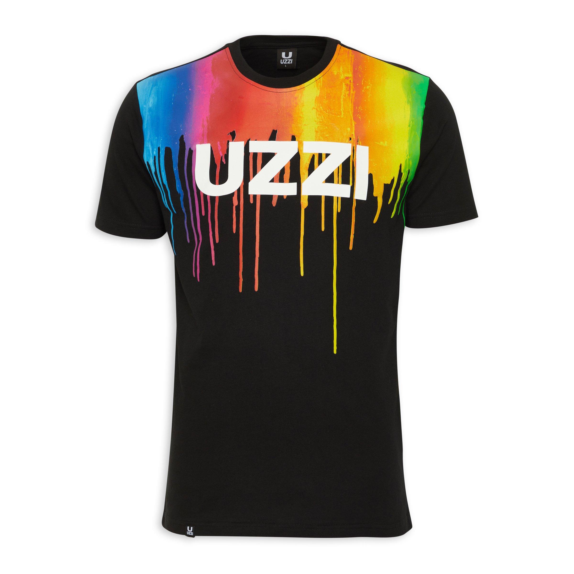 Splatter Print T-shirt (3121109) | UZZI