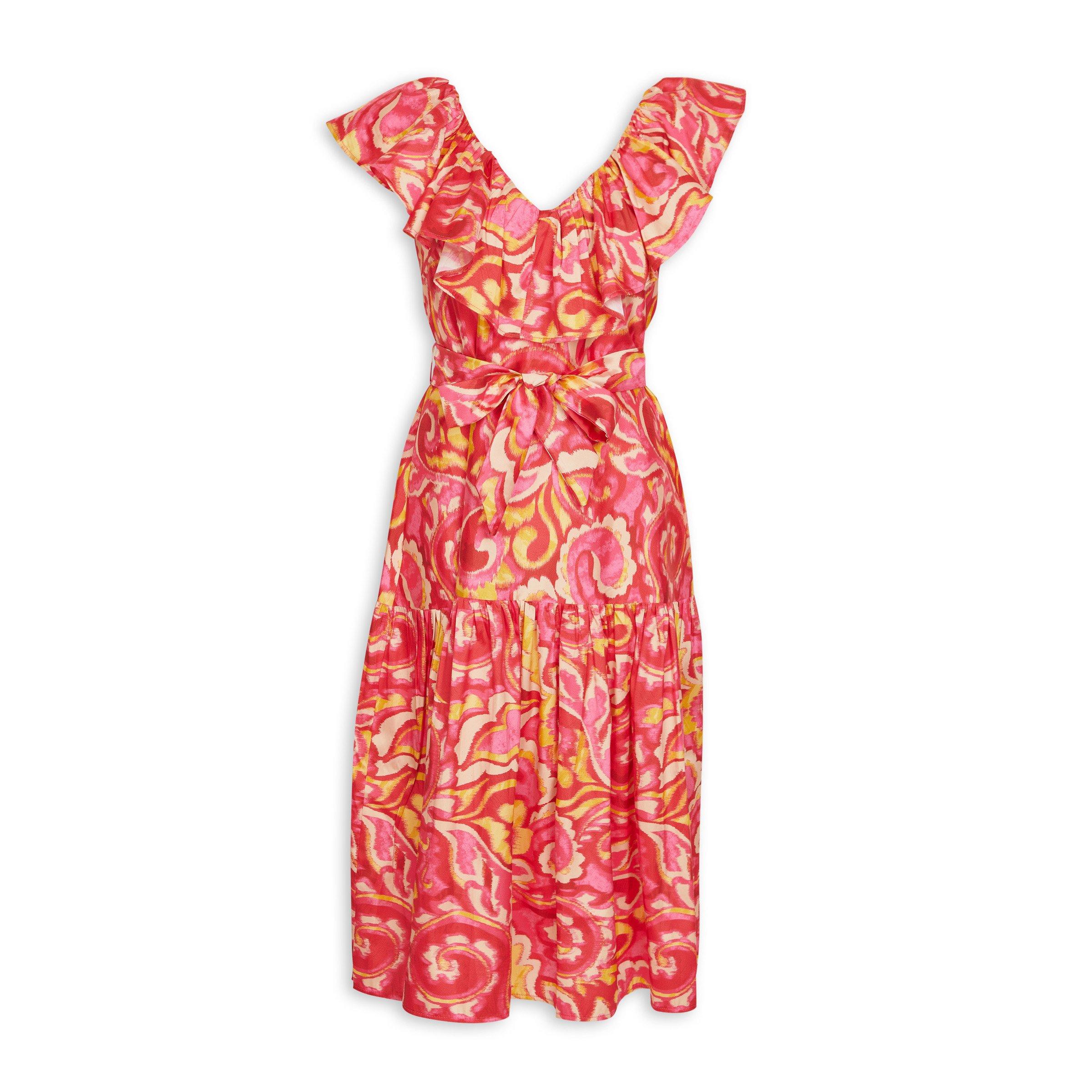 Printed Tiered Dress 3121160 Truworths printed-tiered-dress-3121160-truworths