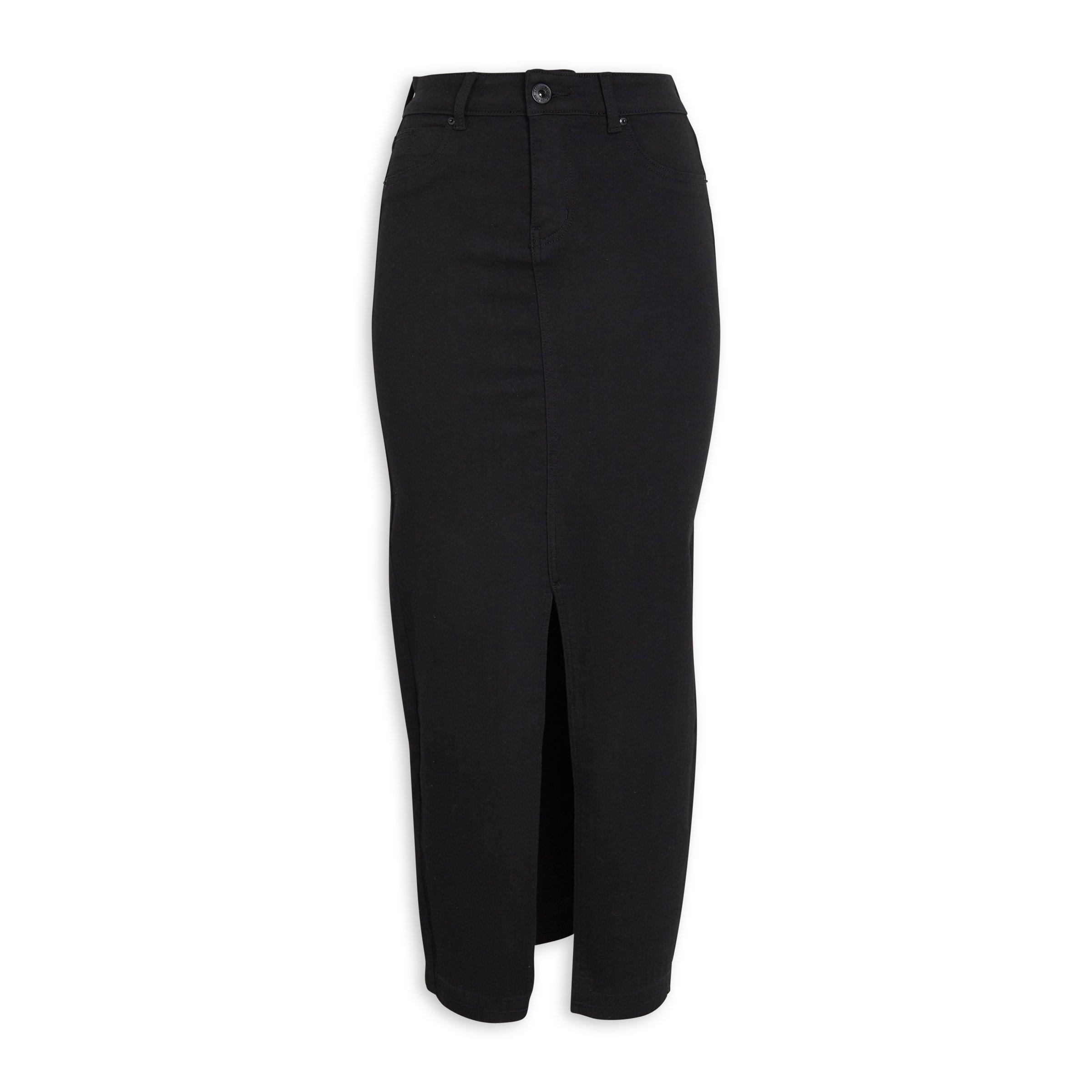 Black Denim Skirt 3128494 Identity