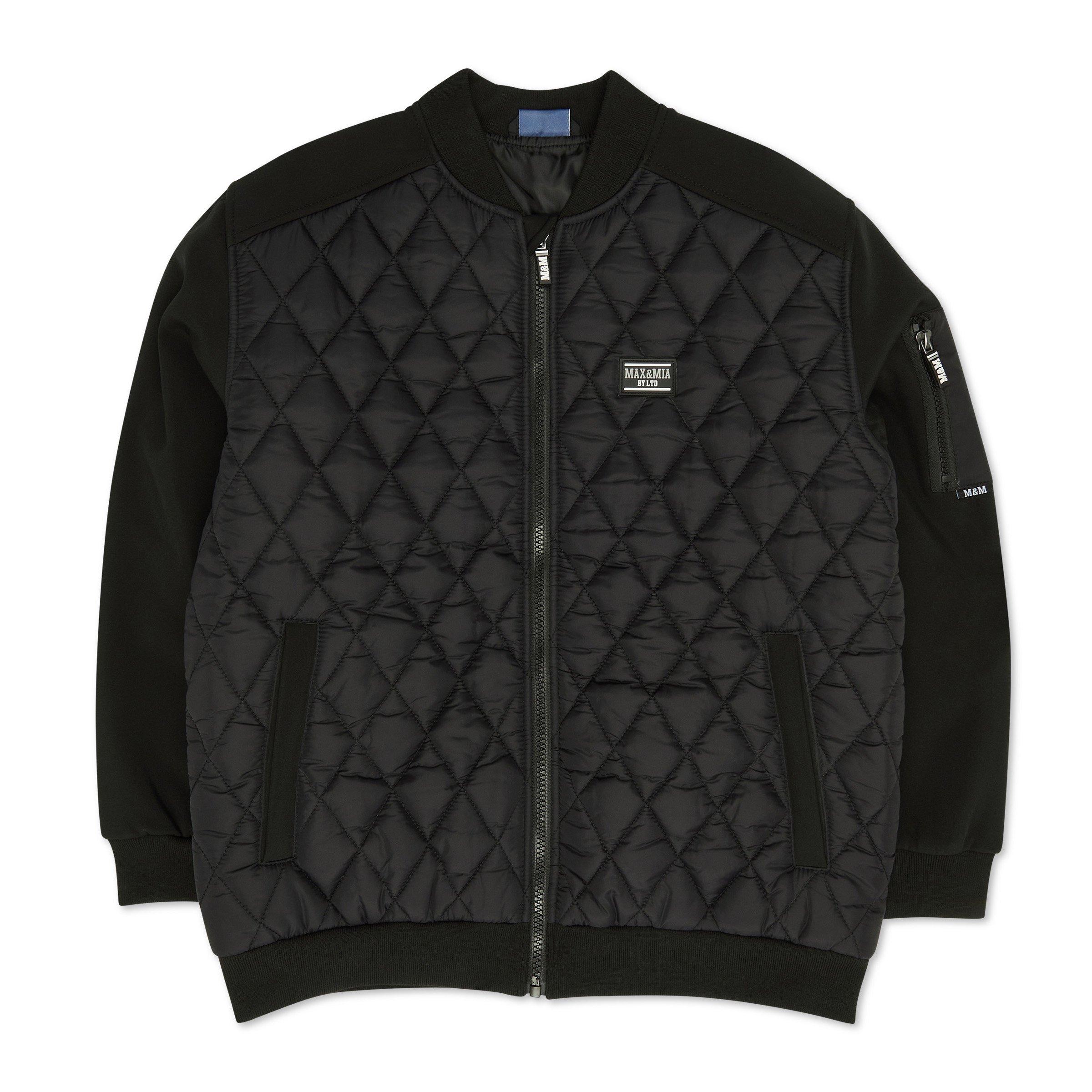 Black Bomber Jacket (3135680) | Max & Mia