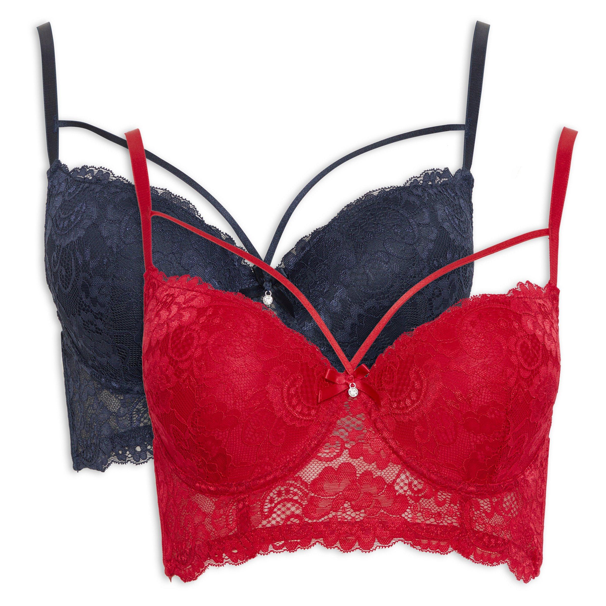 2-pack Padded Plunge Bras (3140398) | Identity