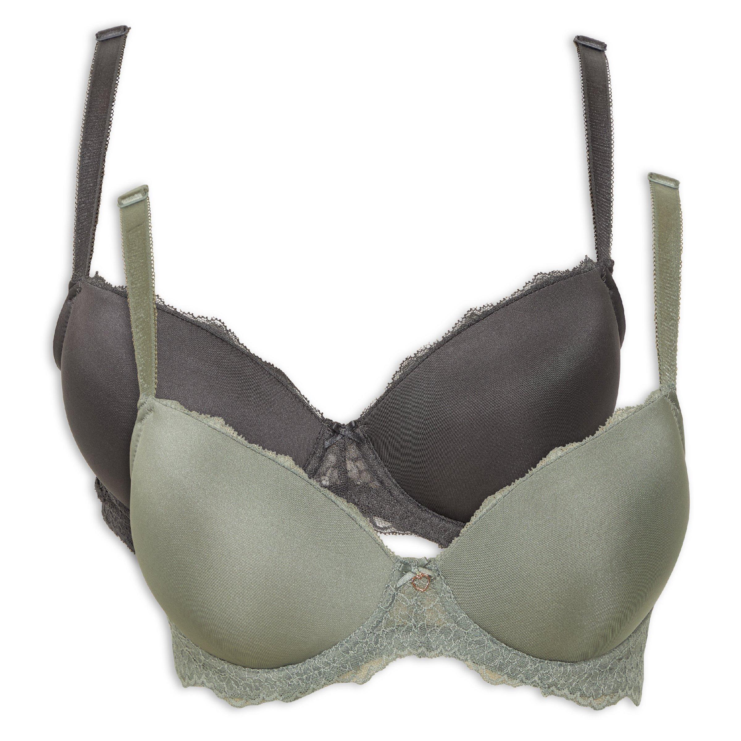 2-pack Padded Plunge Bras (3145640) | Truworths