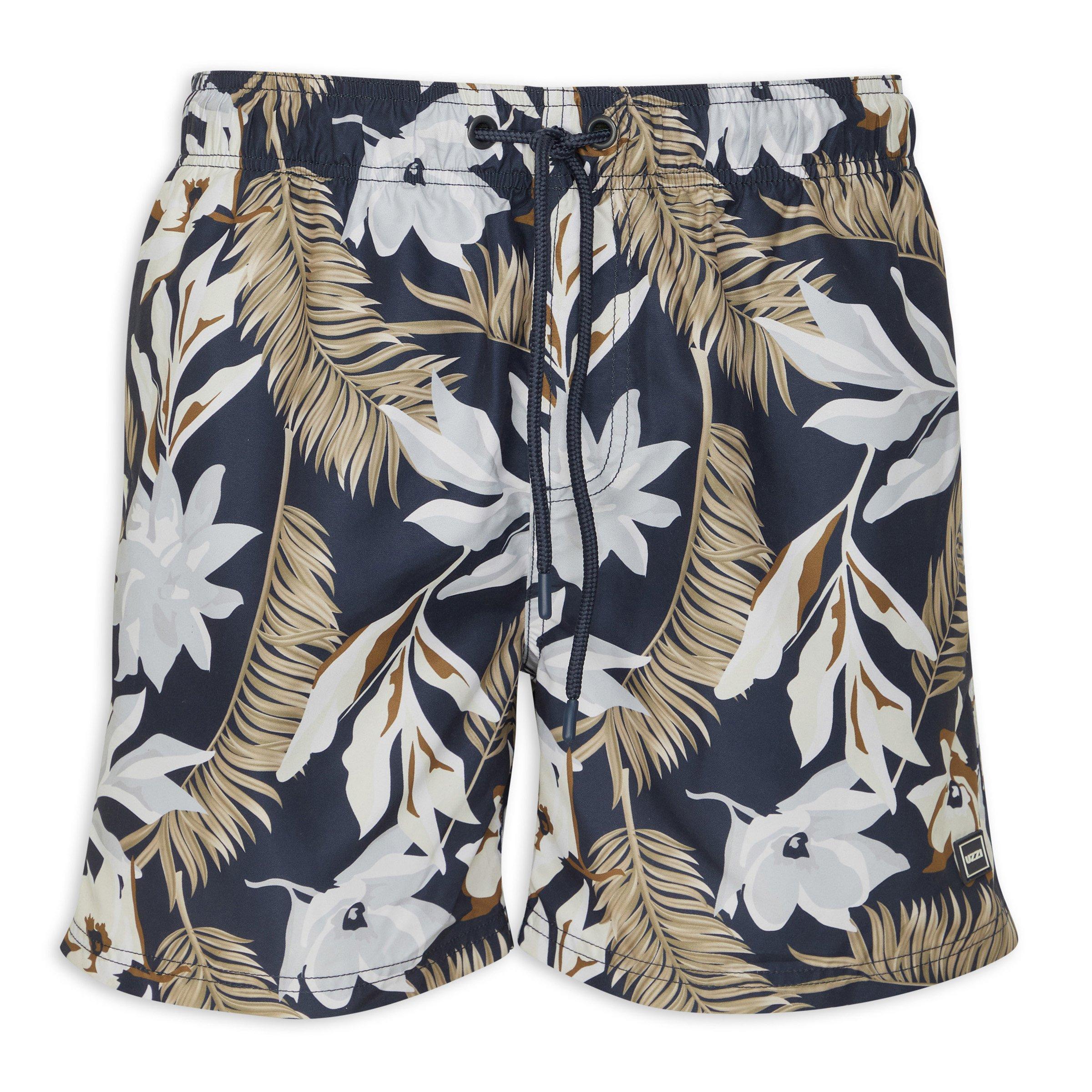 Navy Floral Swim Shorts 3151976 Uzzi