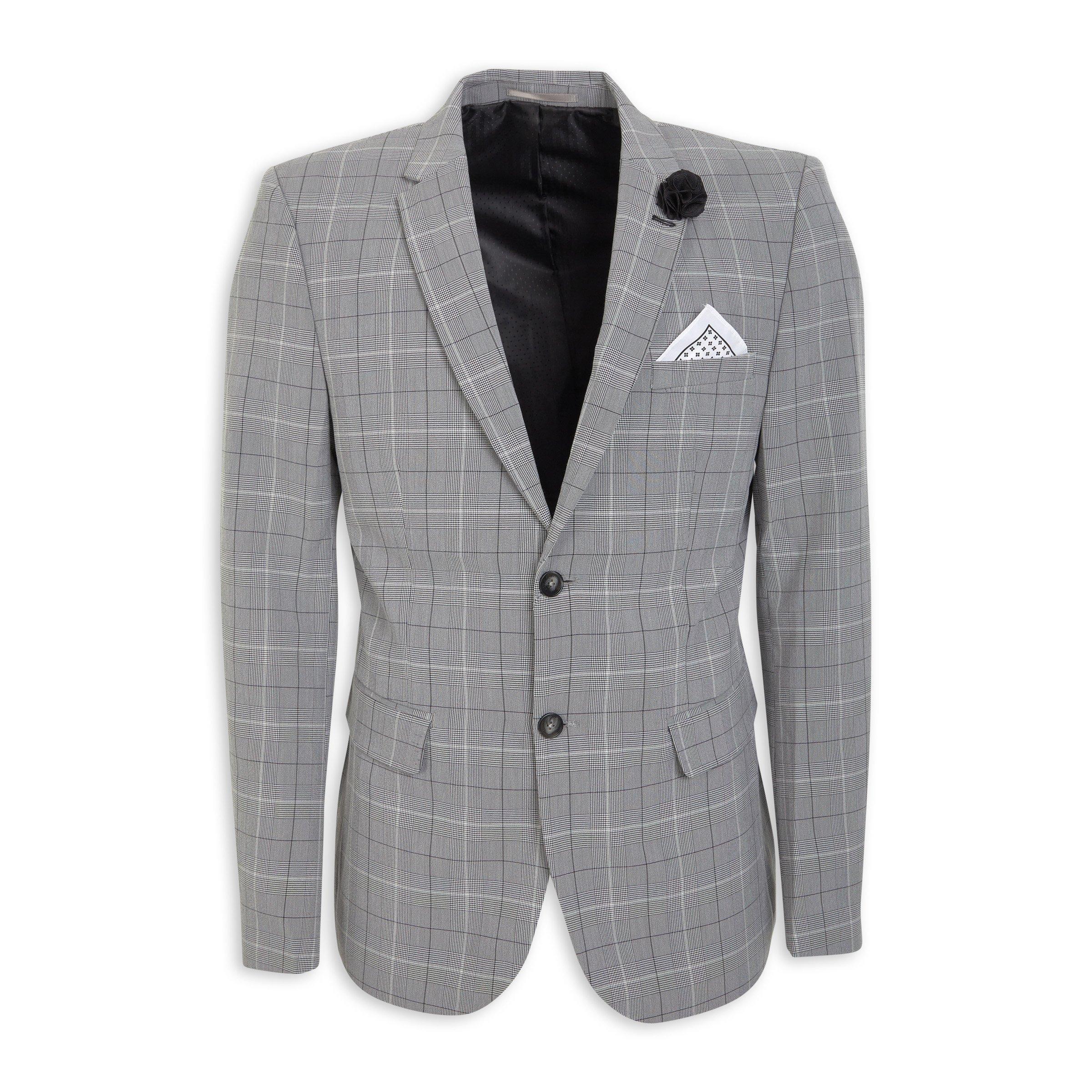 Grey Check Blazer (3152809) | Truworths Man