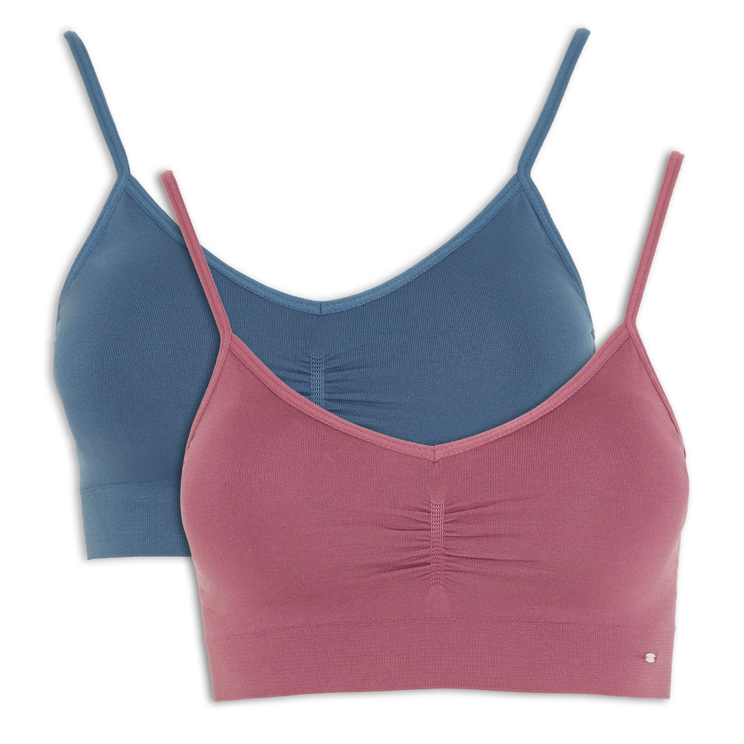 2-pack Crop Top Bras (3159434) | Truworths