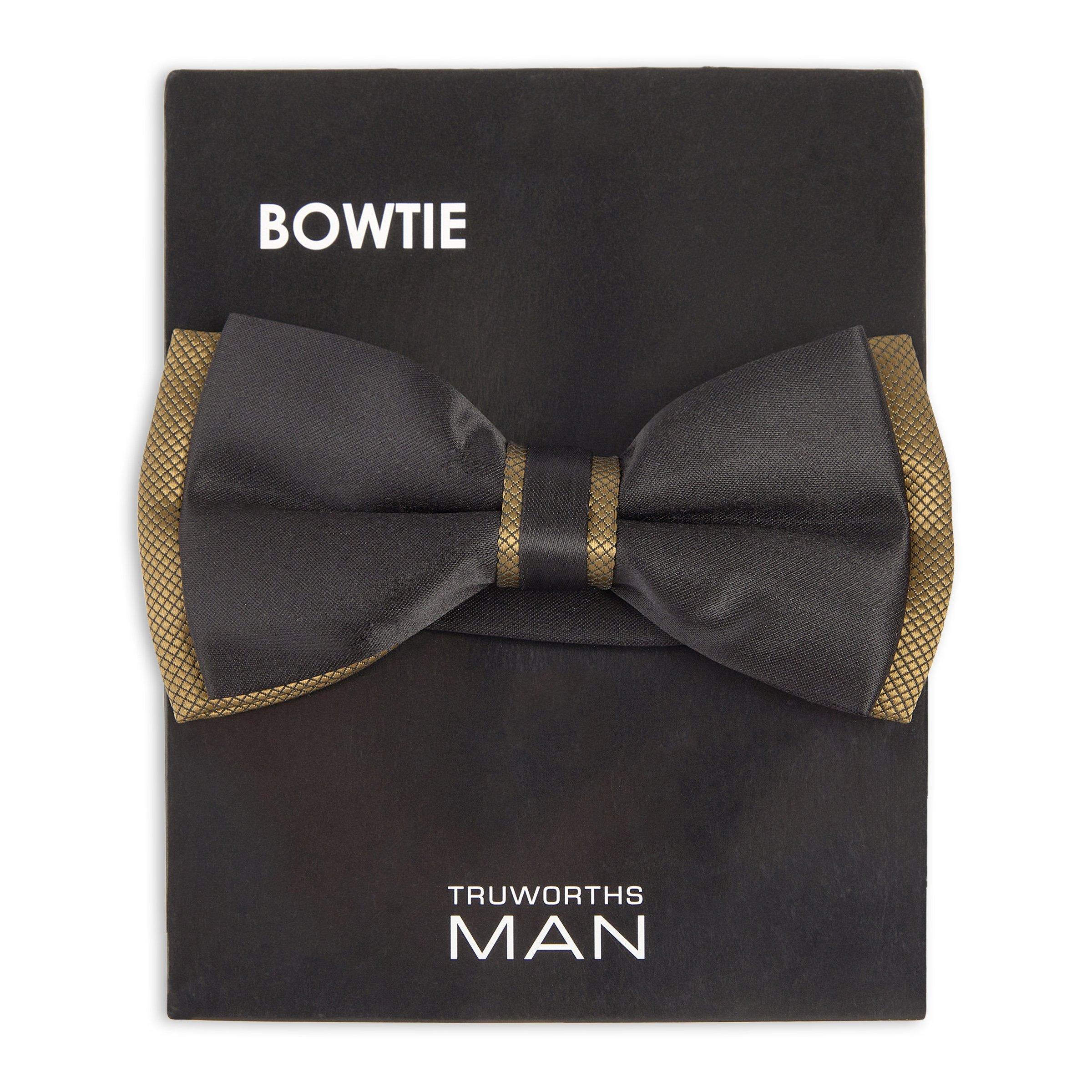 Black and Gold Bow Tie (3160573) | Truworths Man