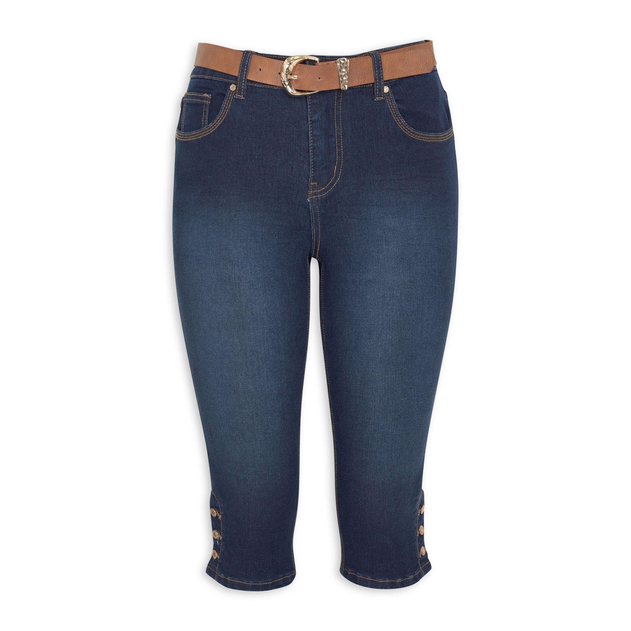 Indigo Belted Jegging Shorts (3177994) | Inwear