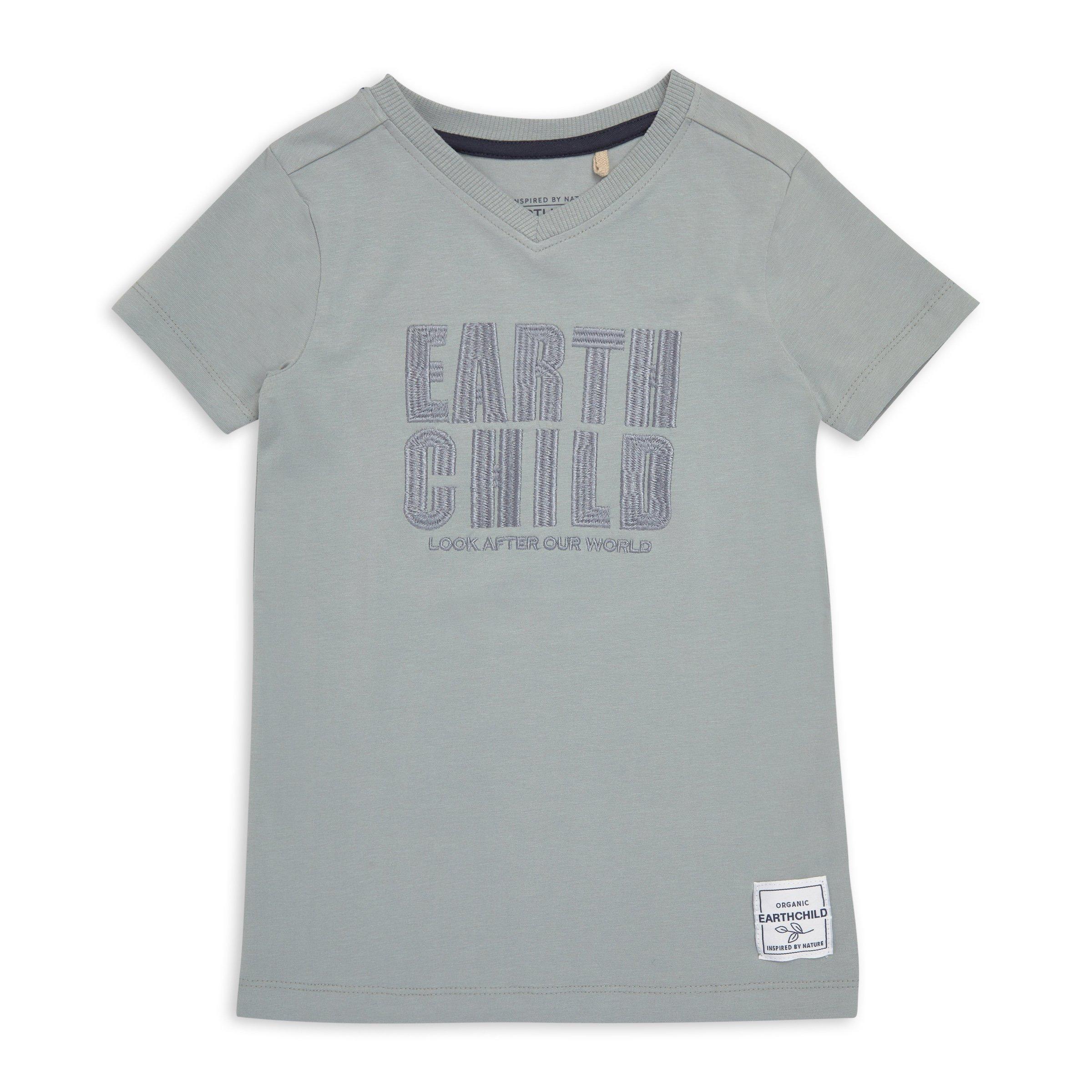 Kid Boys Grey Organic T-shirt (3184090) | Earthchild