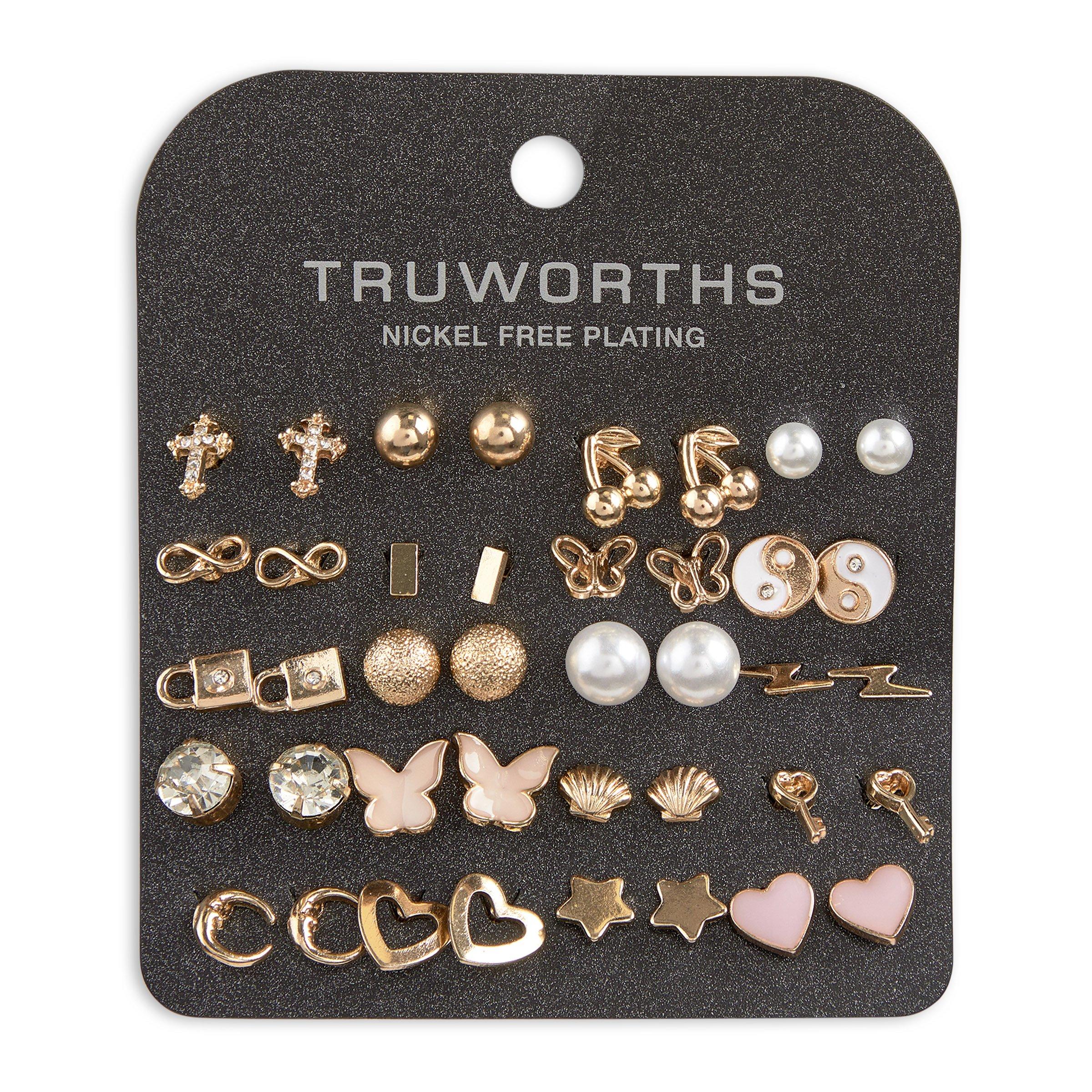 20-pack Gold Earrings (3184605) | Truworths