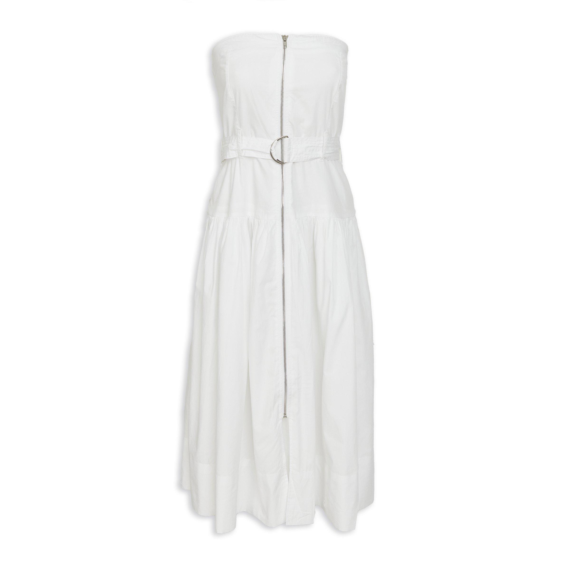 White dresses at truworths store
