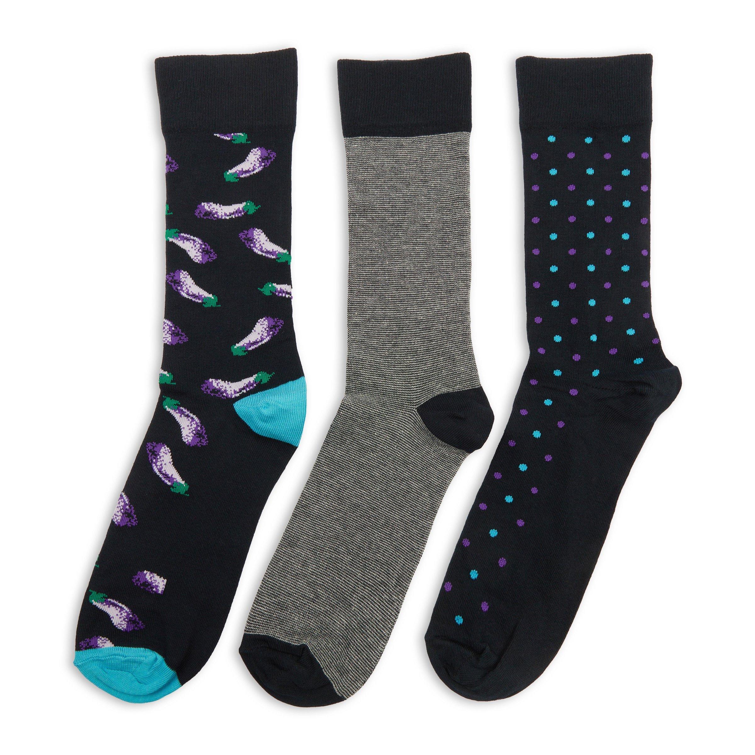 3-pack Anklet Socks (3219794) | UZZI