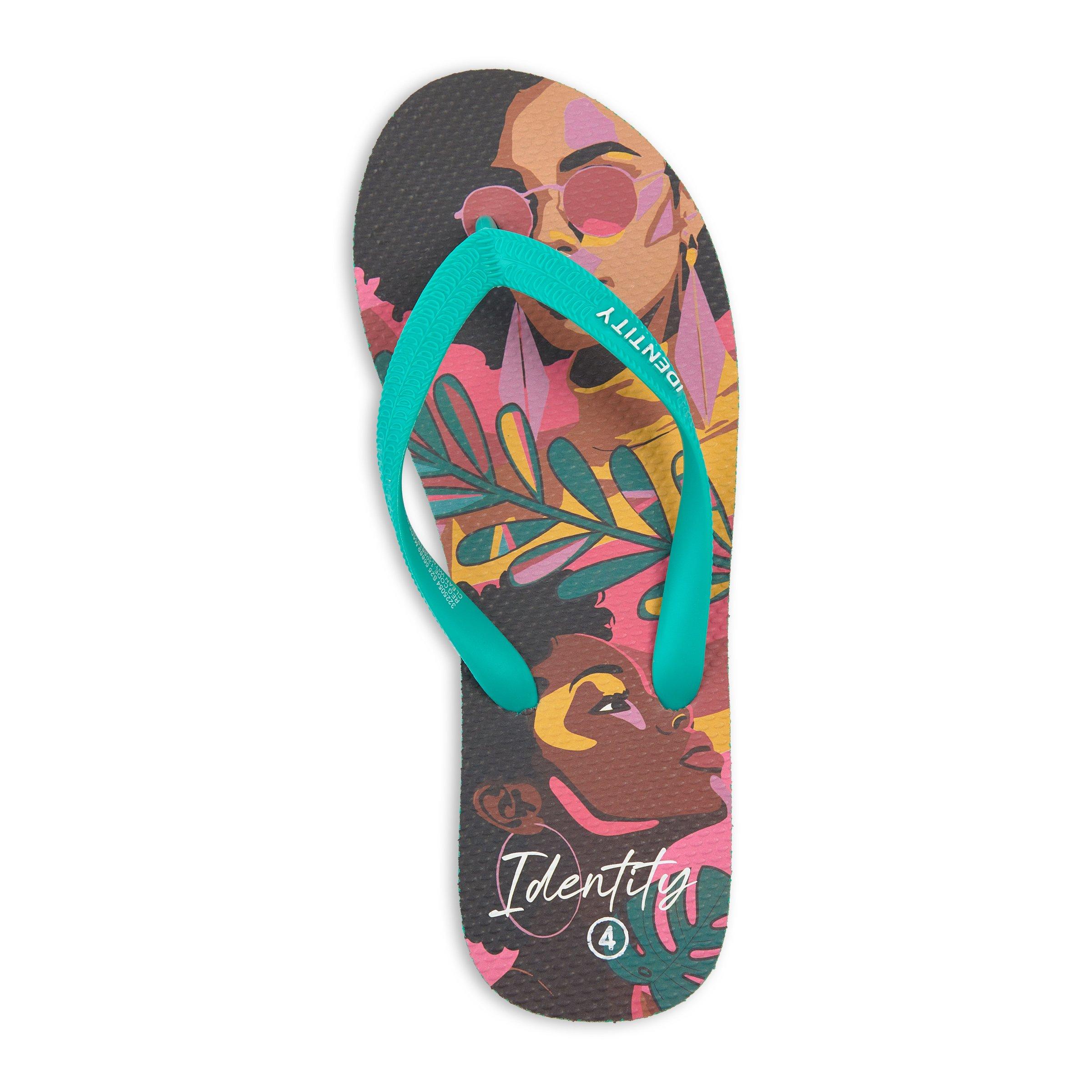 Graphic Print Flip Flop (3225054) | Identity