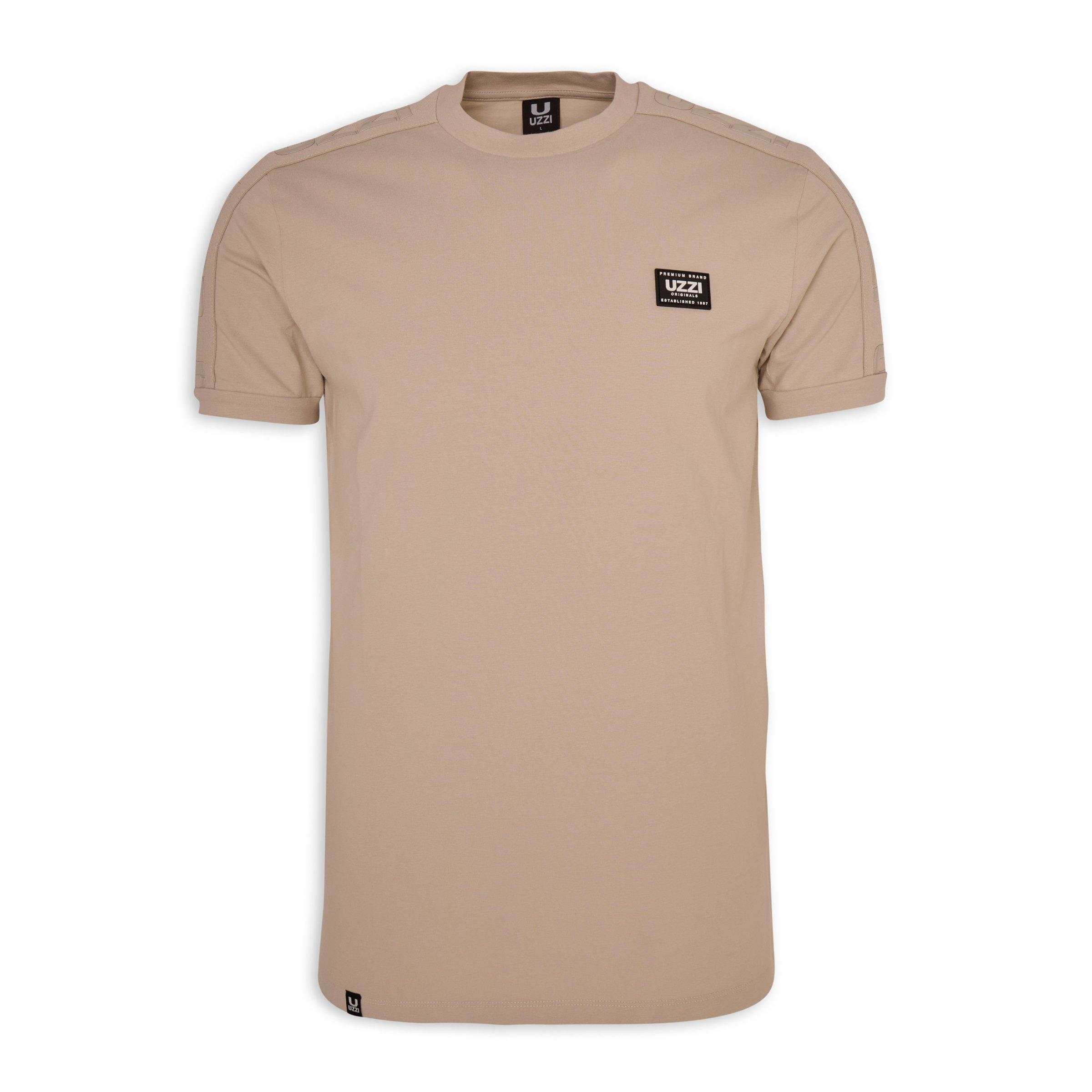 Stone Lycra Tape Tee (3225530) | UZZI