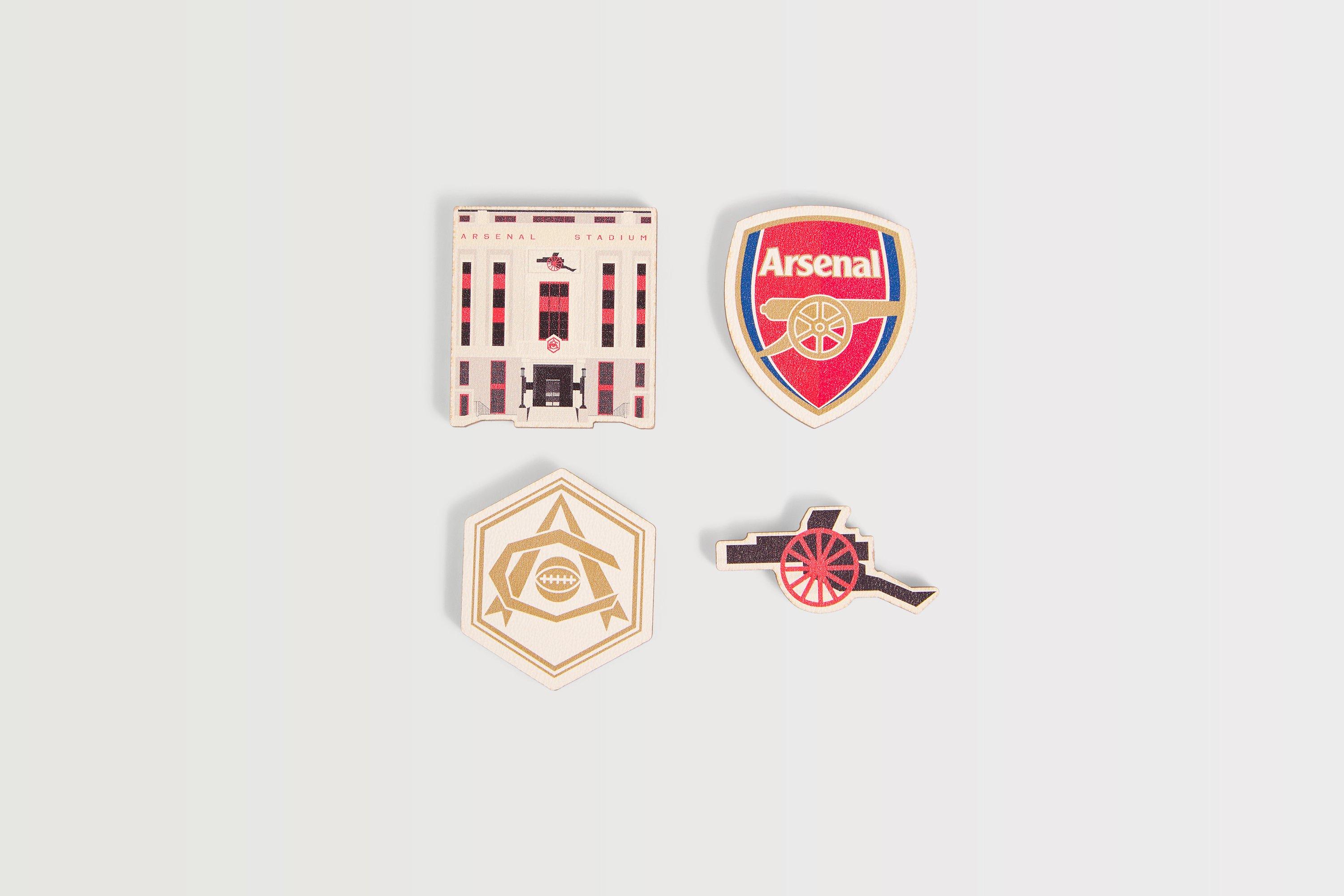 Official Arsenal Badges & Keyrings | Official Online Store