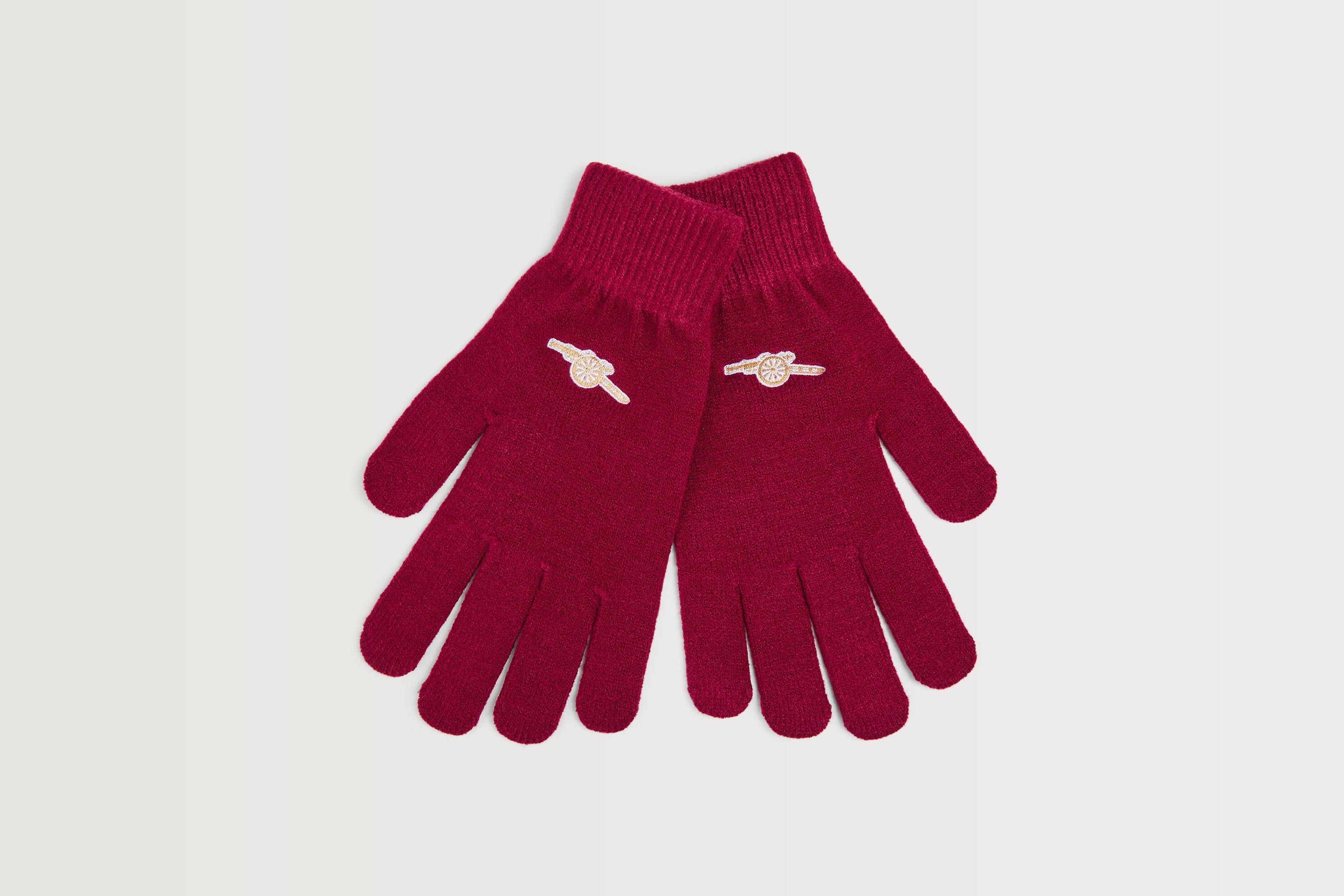 Arsenal Red Cannon Gloves | Official Online Store