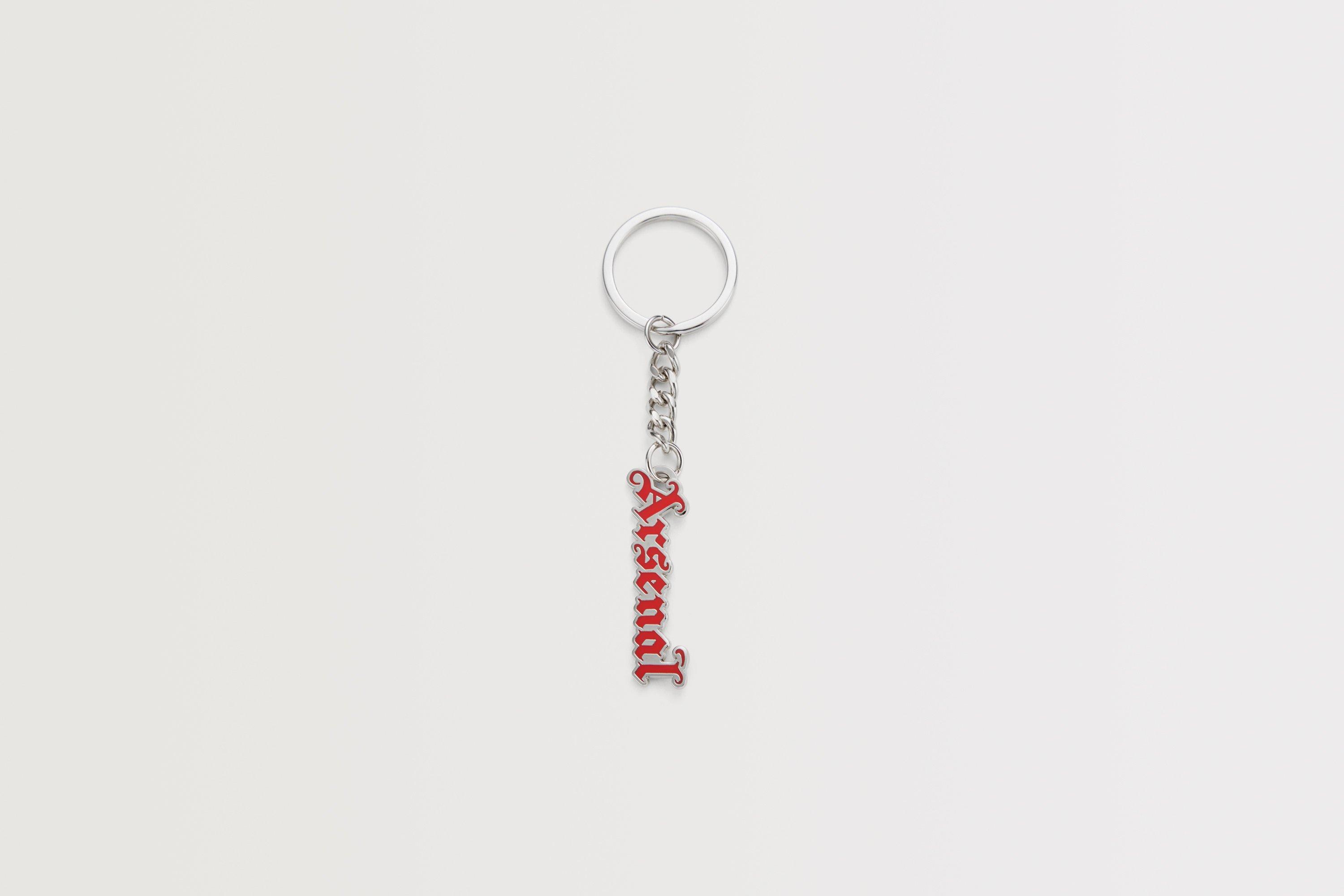Arsenal Gothic Text Keyring | Official Online Store