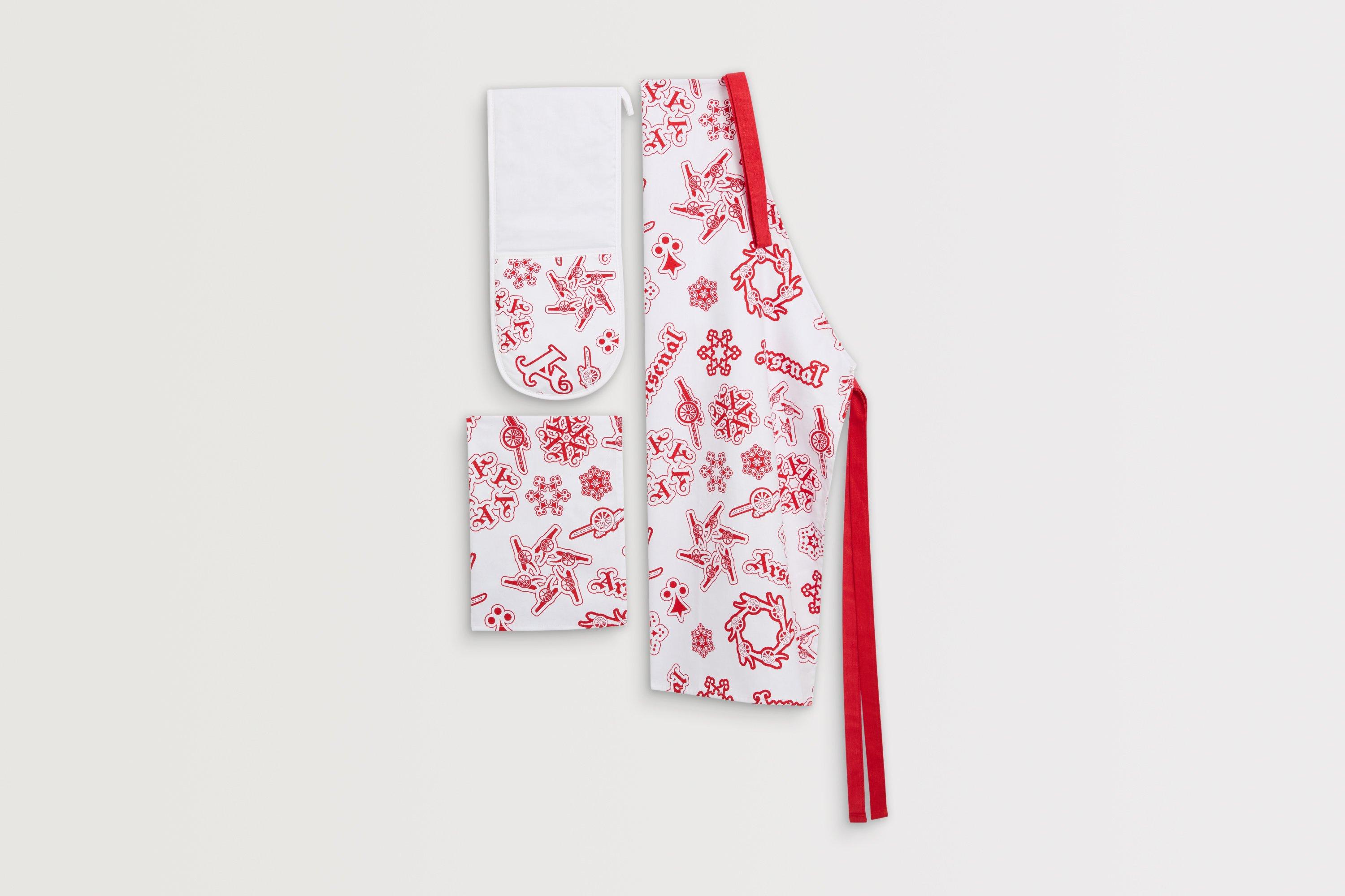 Arsenal Apron, Tea Towel & Oven Glove Set | Official Online Store