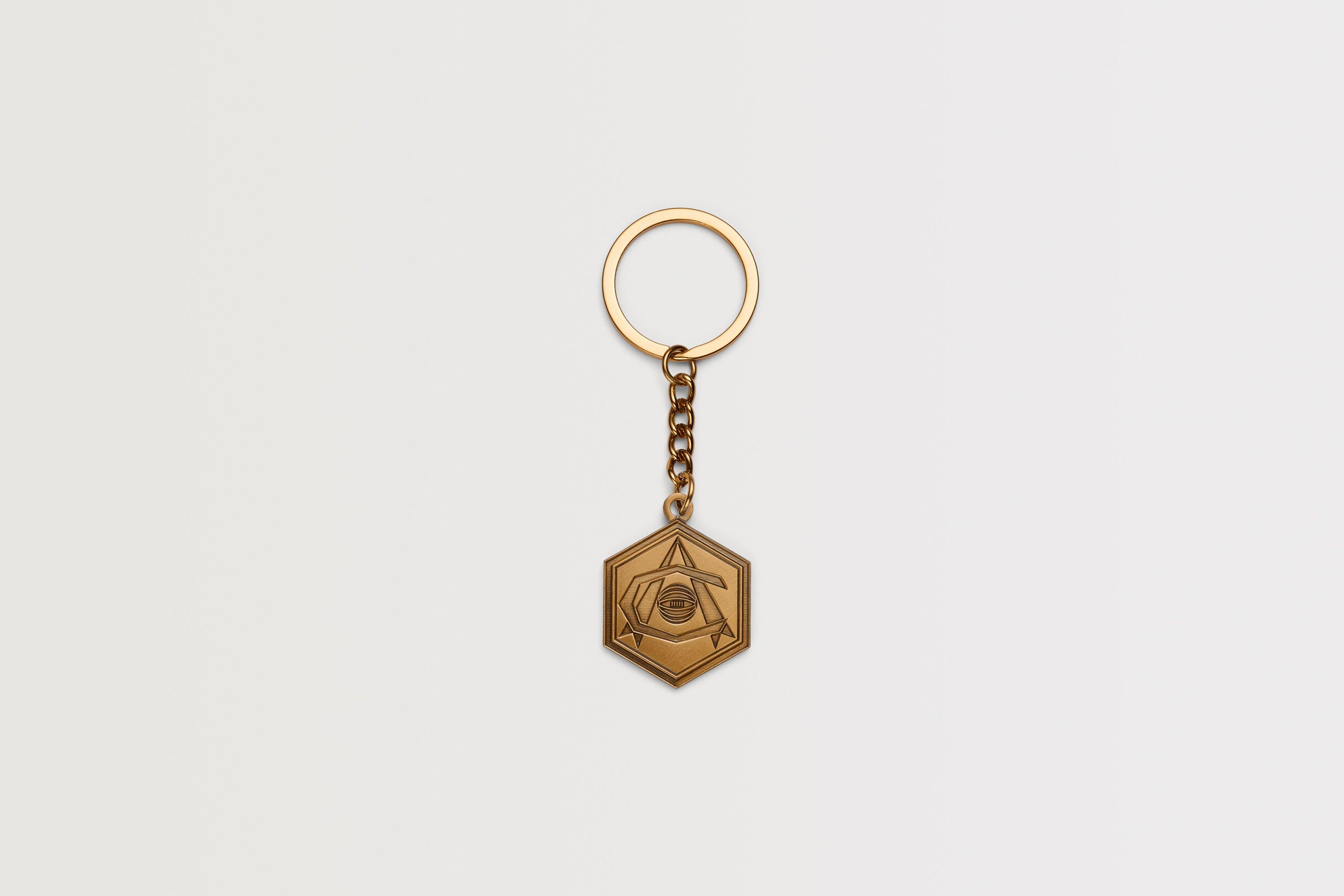 Arsenal Art Deco Keyring | Official Online Store