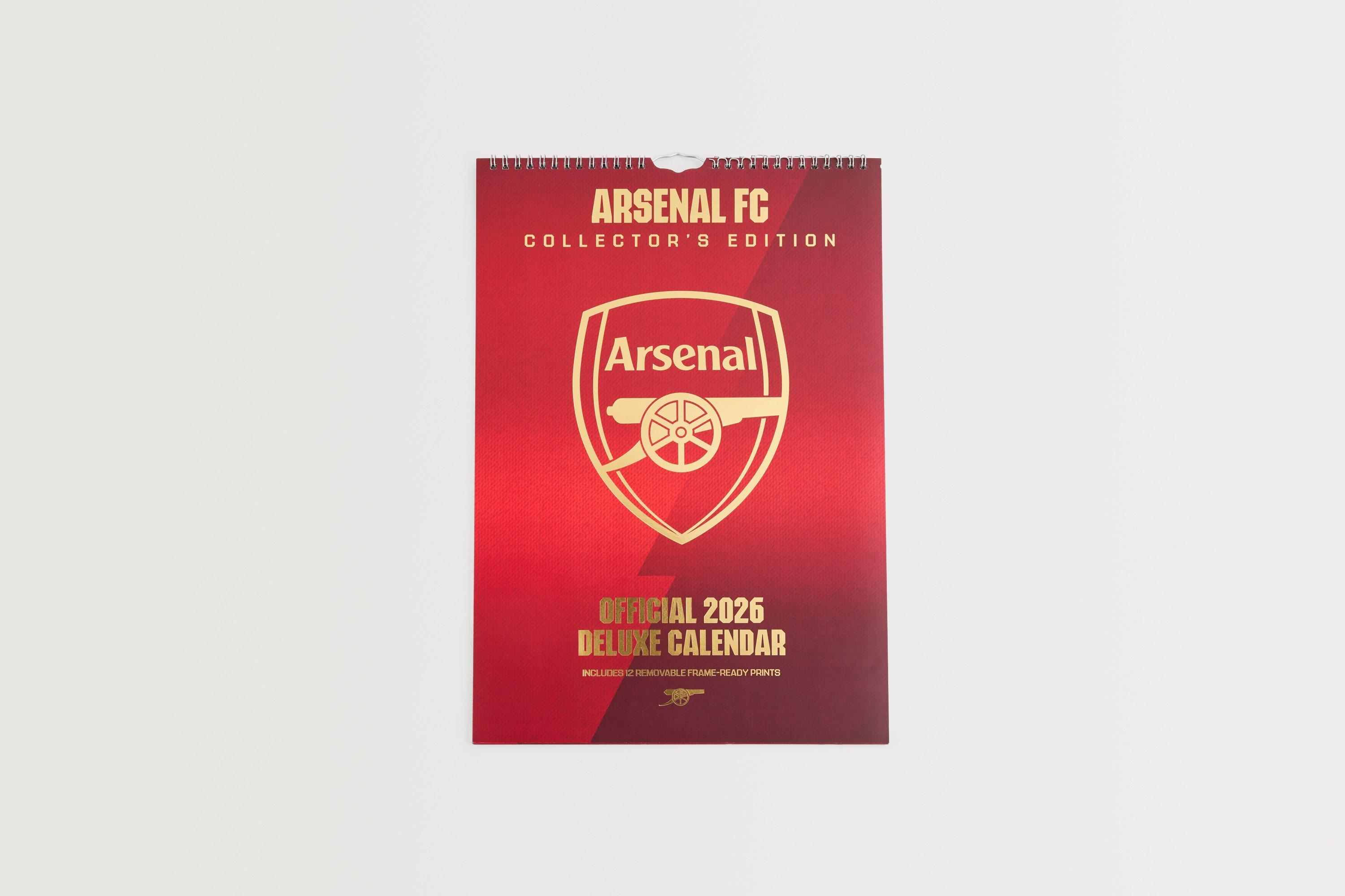 Arsenal 2026 A3 Deluxe Calendar | Official Online Store