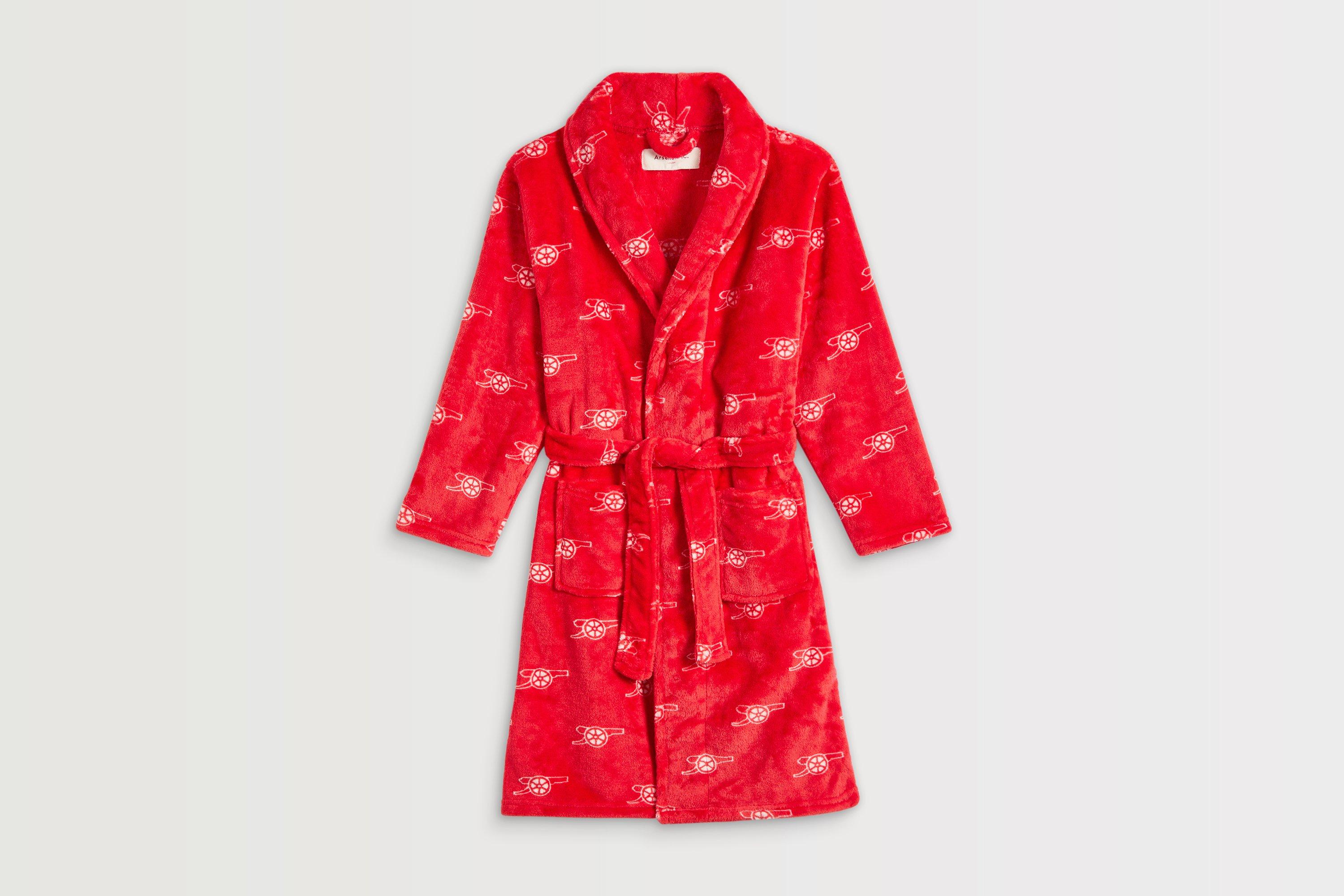 Arsenal Kids Fleece Dressing Gown | Official Online Store