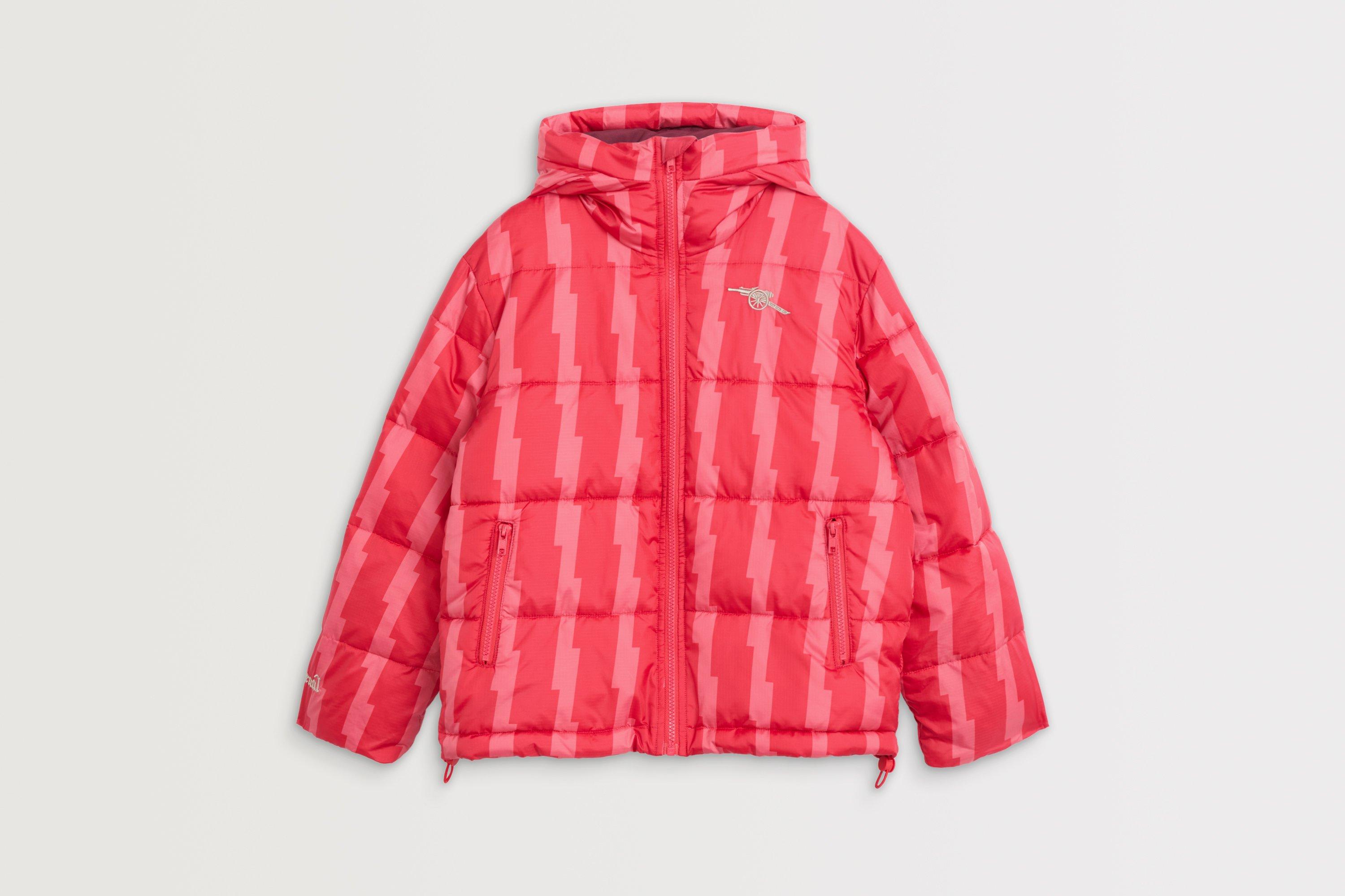 Arsenal Classics Kids Lightning Bolt Puffer Jacket | Official Online Store