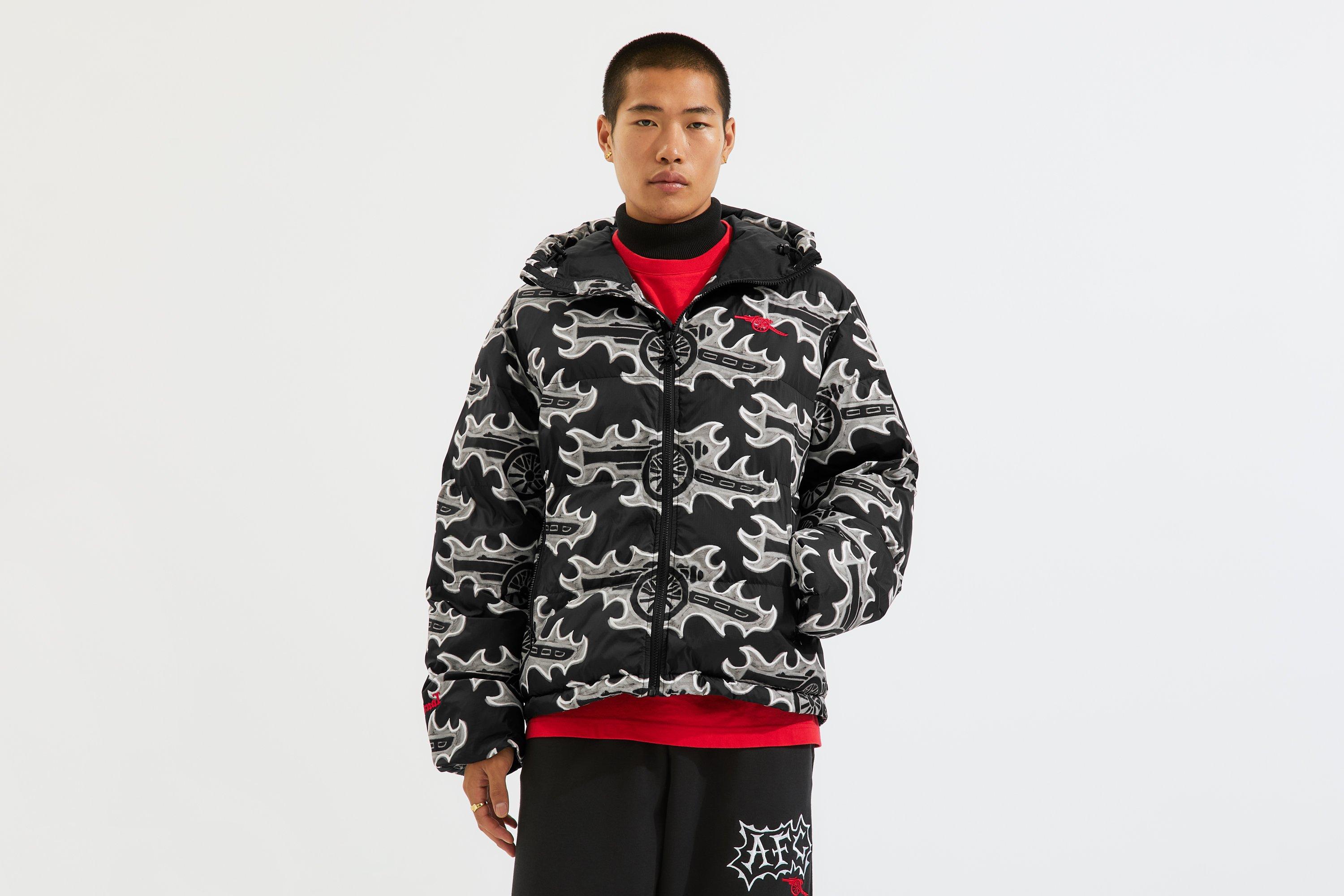 Arsenal N7 Barrell Hooded Puffer Jacket | Official Online Store
