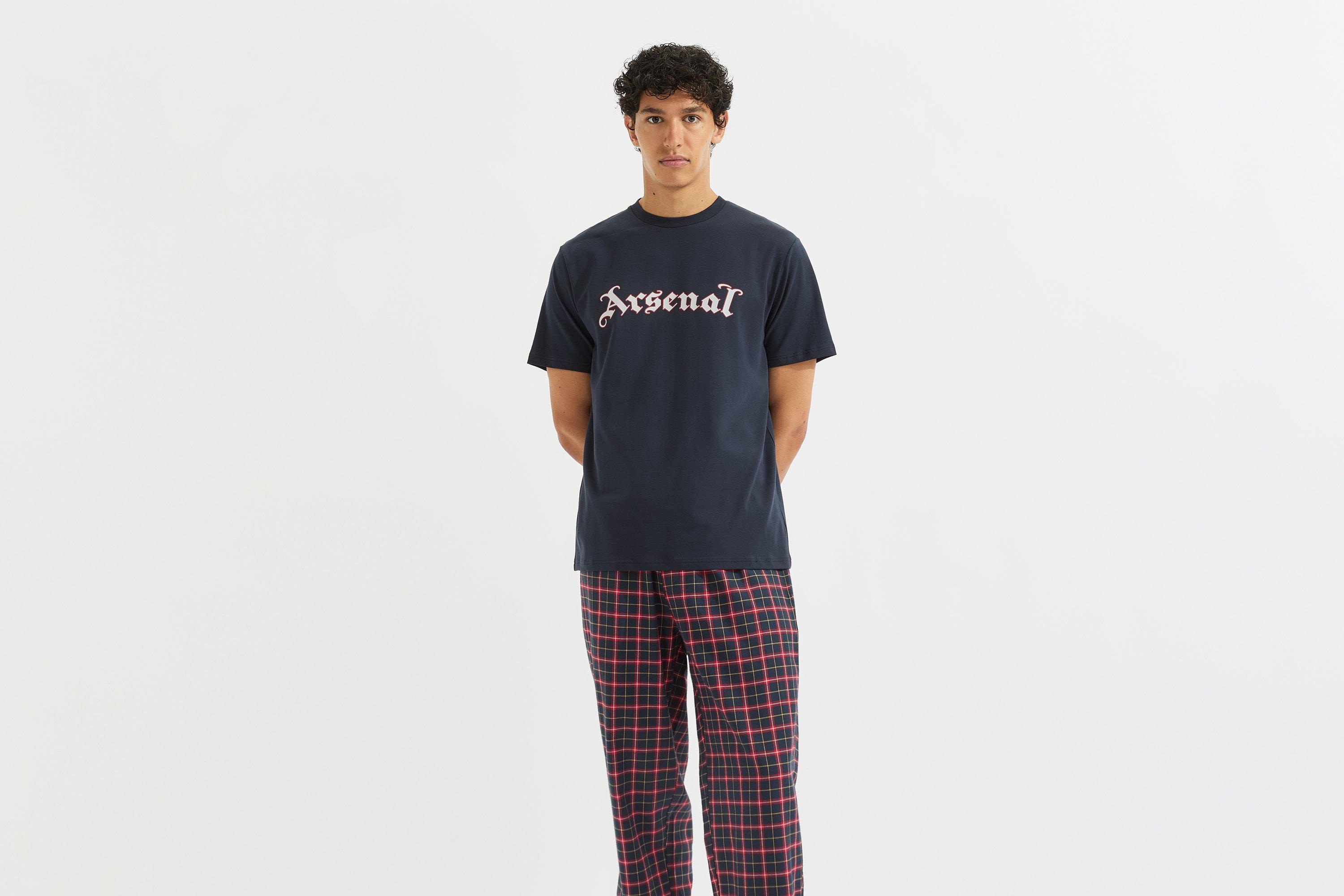 Arsenal Essentials Gothic Check Pyjama Set | Official Online Store
