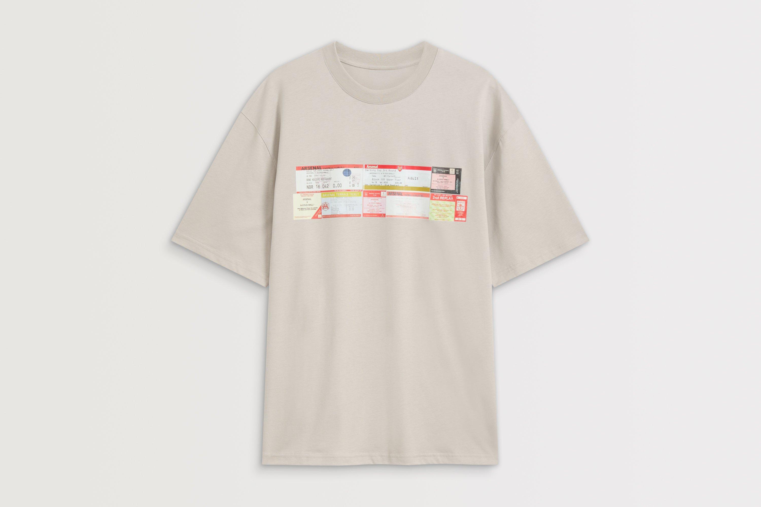 Arsenal x A-Cold-Wall Turnstile T-Shirt | Official Online Store