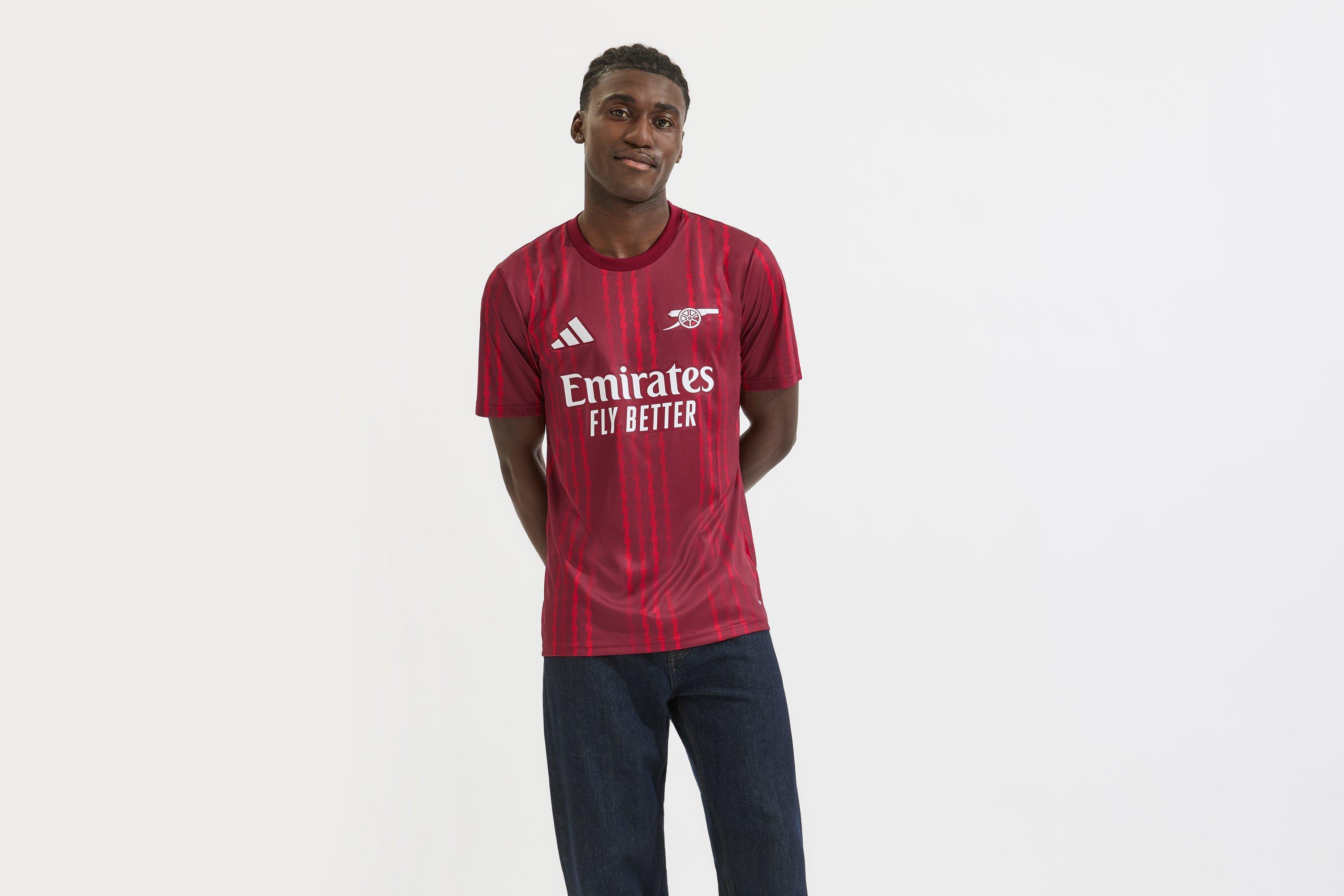 Arsenal adidas 25/26 Pre-Match Shirt | Official Online Store
