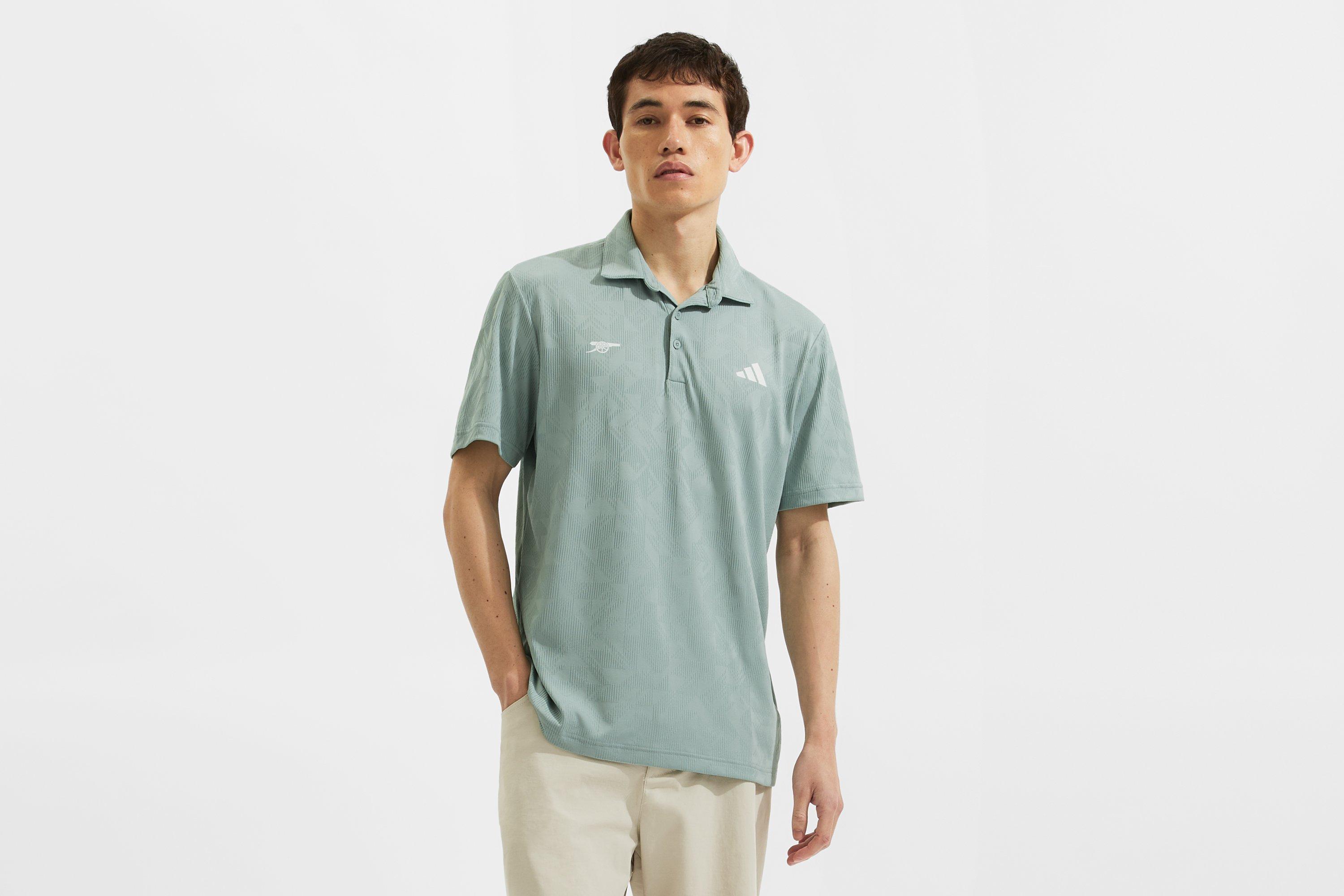 Arsenal adidas Golf Ultimate365 Jacquard Polo Shirt | Official Online Store