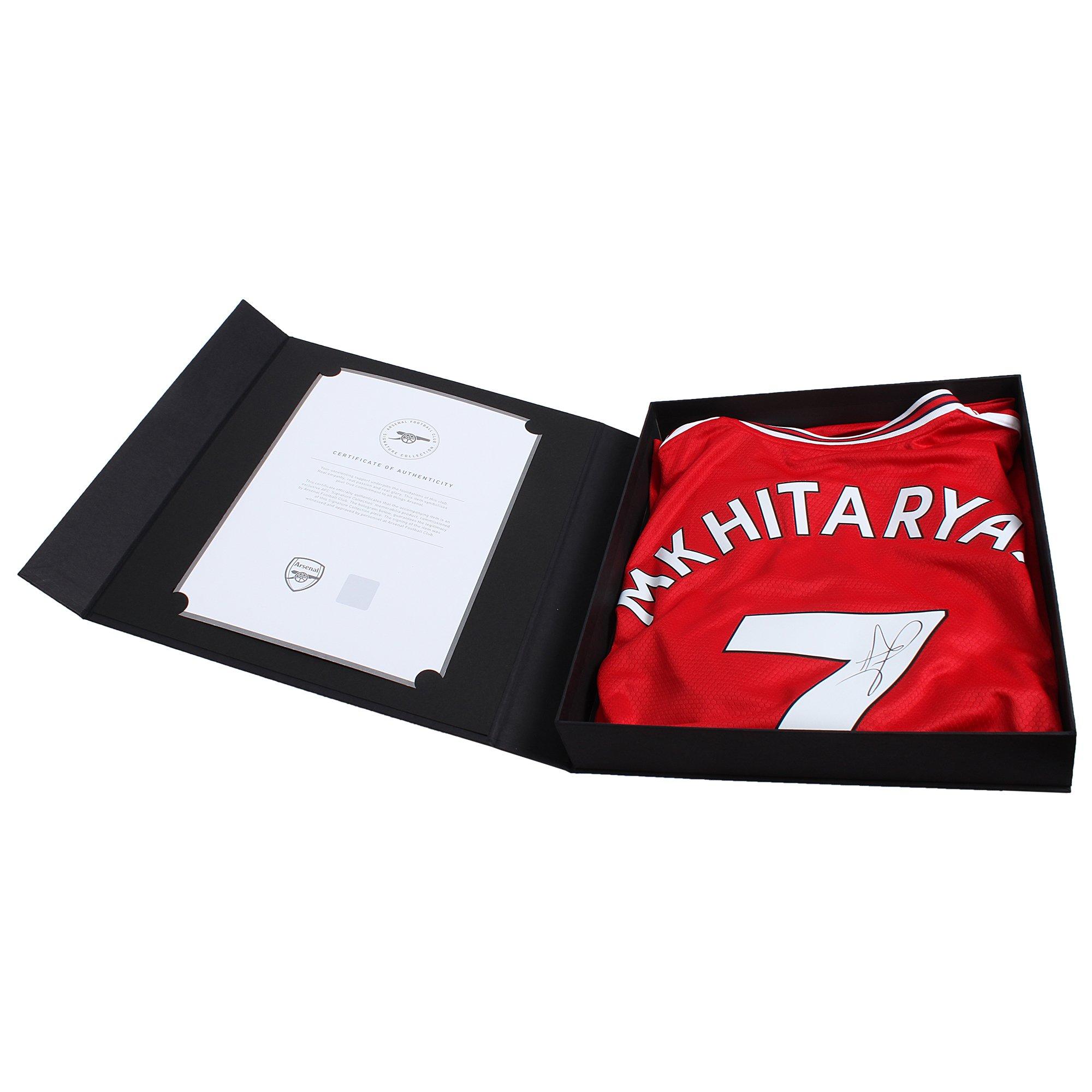 Arsenal 19/20 Mkhitaryan Boxed Signed Shirt | Official Online Store