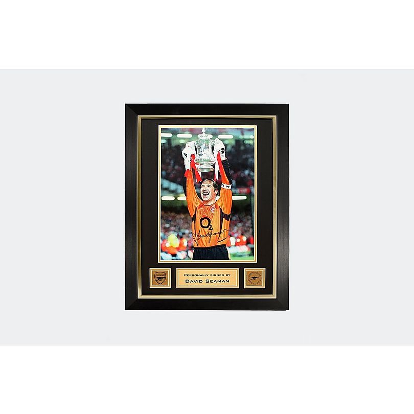 David Seaman 2003 FA Cup Framed Signed Print | Arsenal Direct David Seaman 2003 FA Cup Framed Signed Print | Arsenal Direct