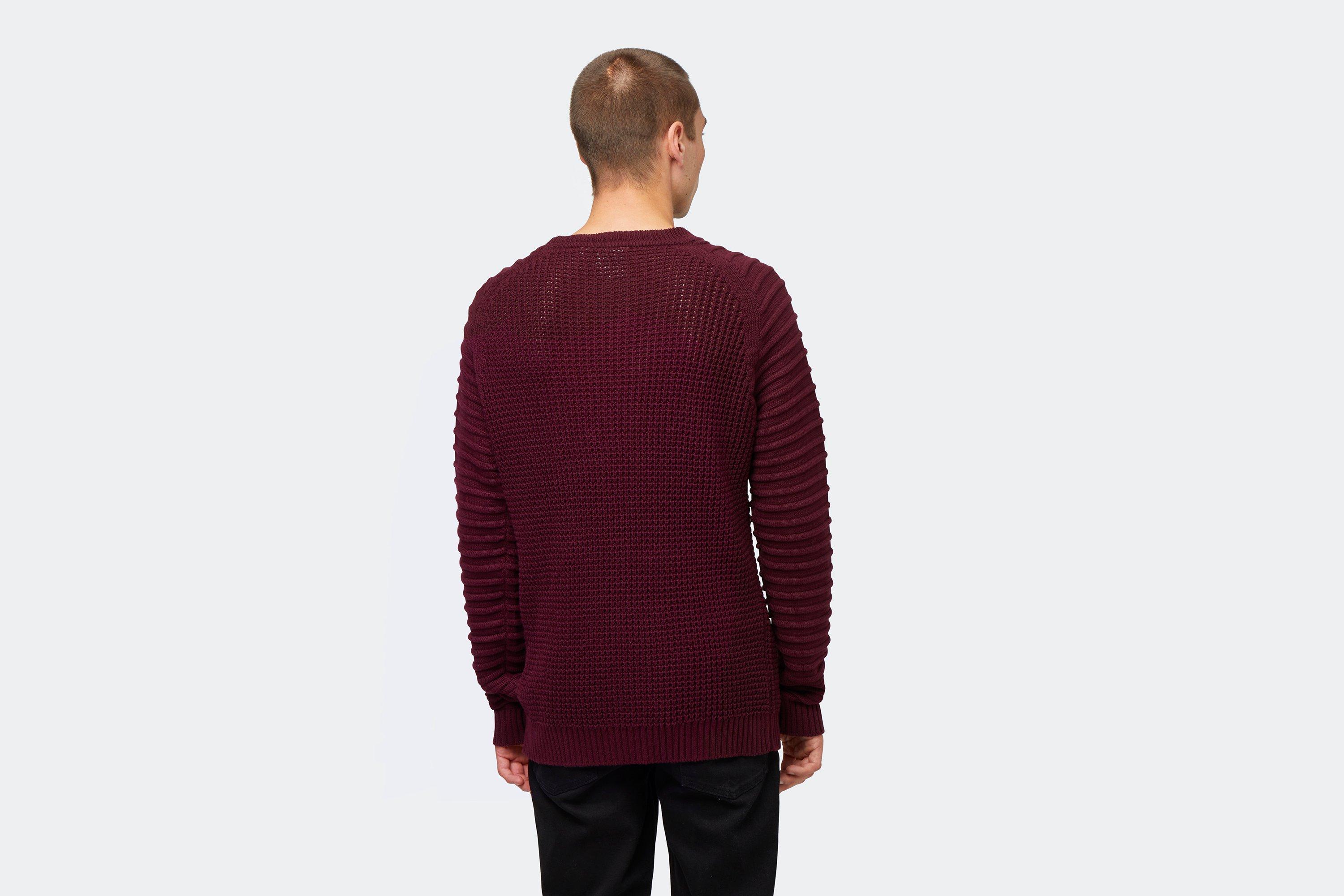 Arsenal Since 1886 Redcurrant Rib Sleeve Cotton Jumper | Official ...