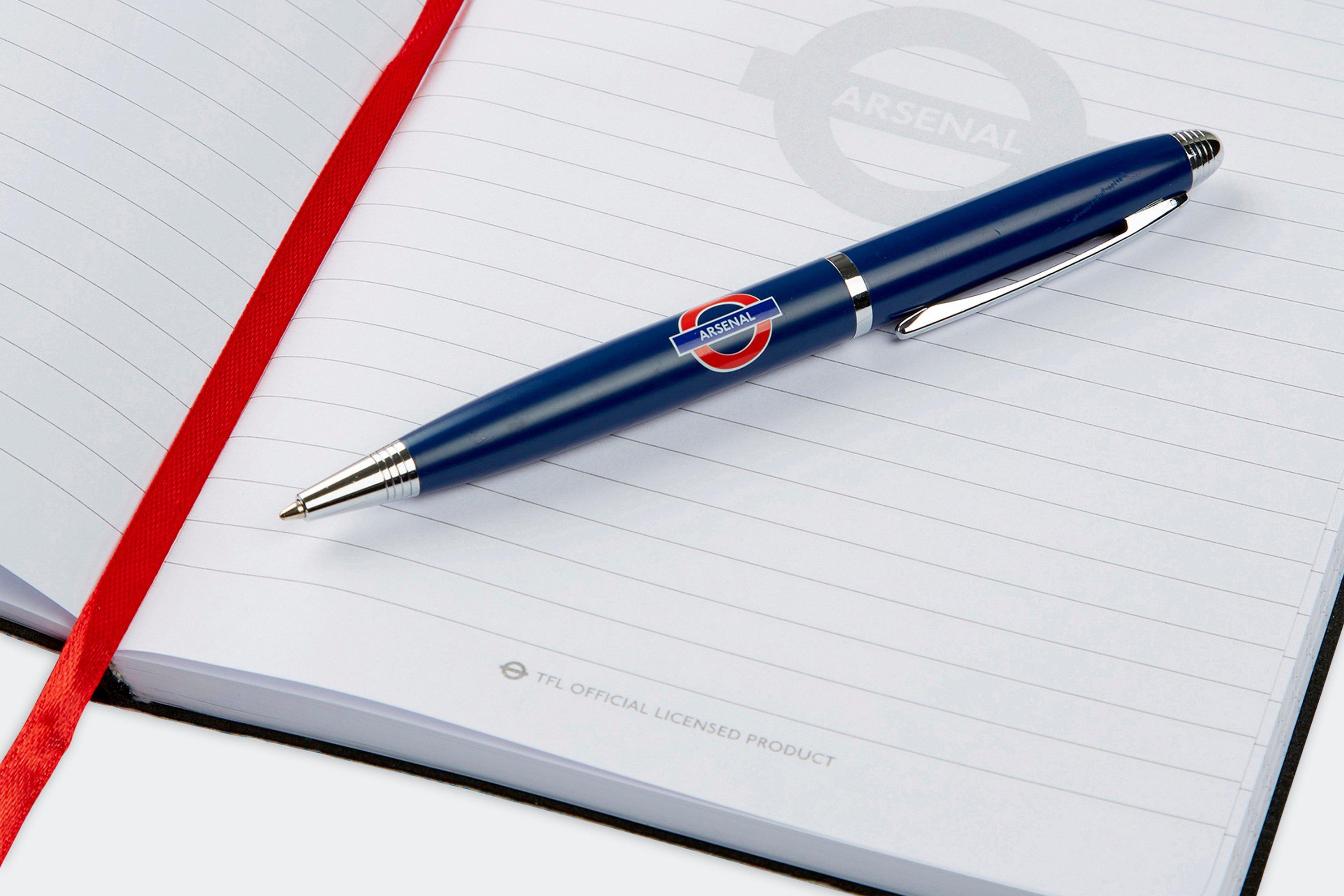 Arsenal TfL Notepad and Pen Set | Official Online Store