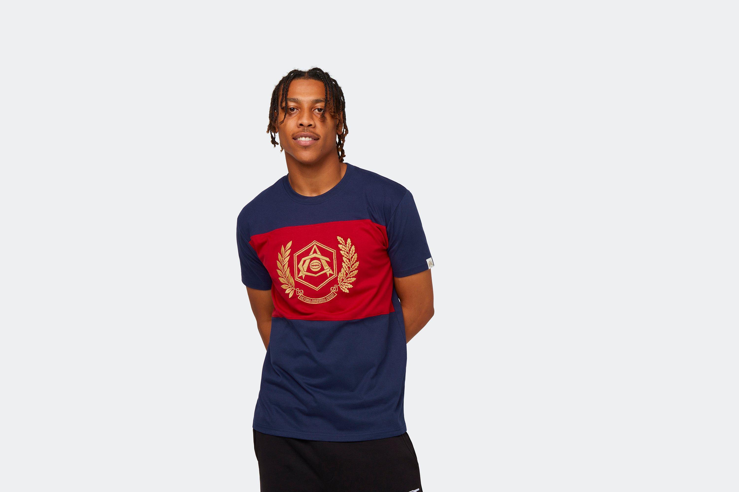 Arsenal Retro Crest Colour Block T-Shirt | Official Online Store