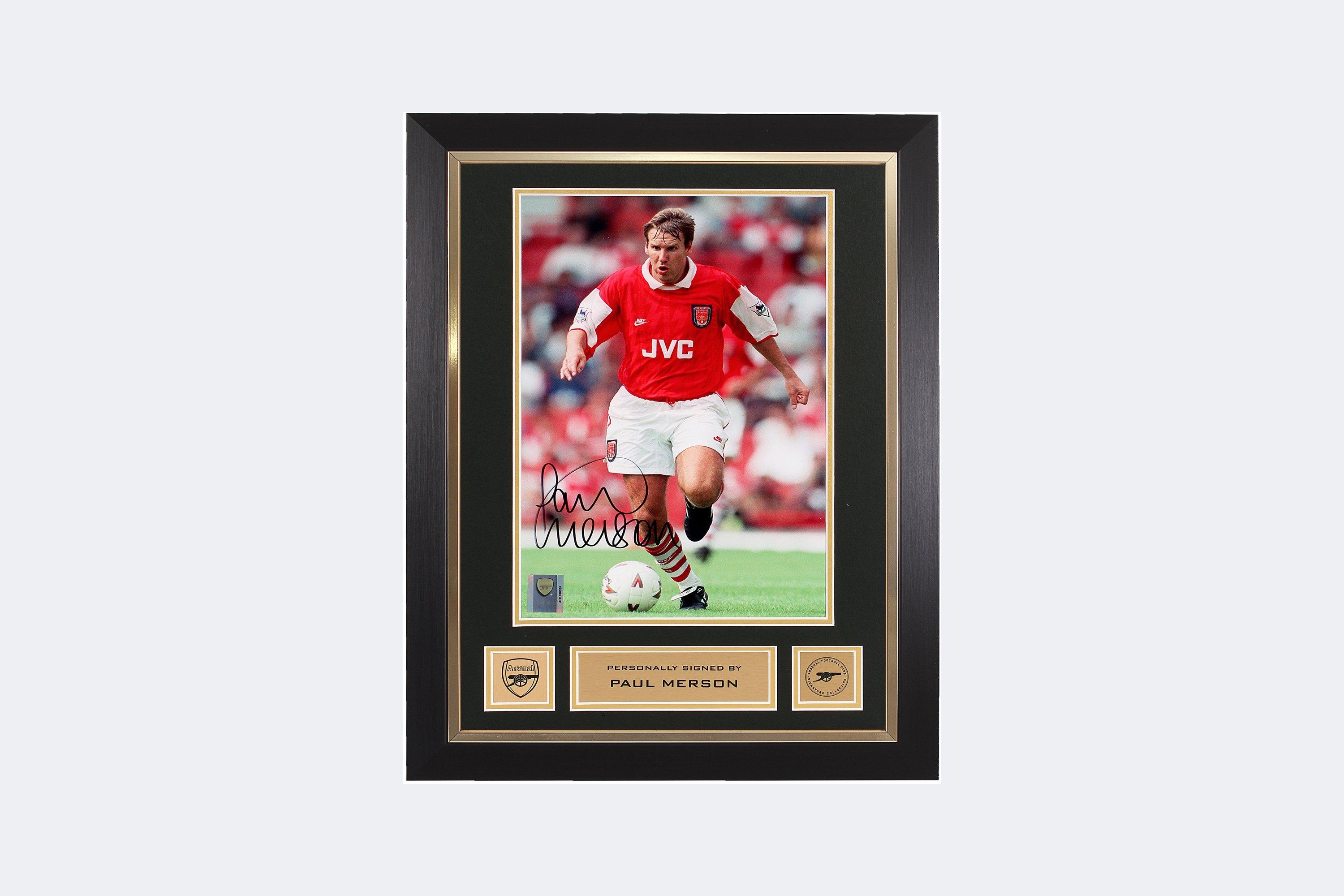 Arsenal Paul Merson Signed Print | Official Online Store