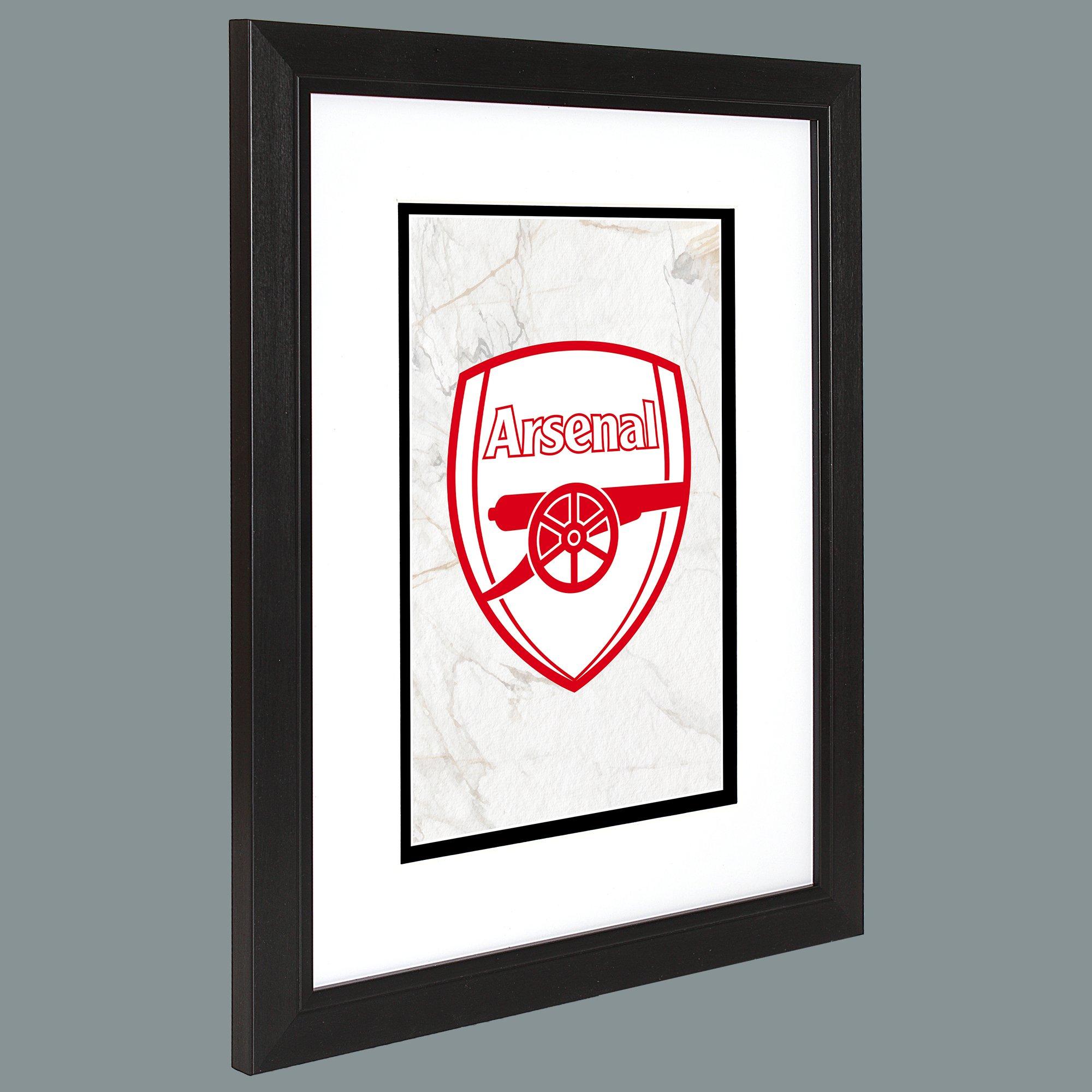 Arsenal Framed Retro Crest Print 2002 | Official Online Store