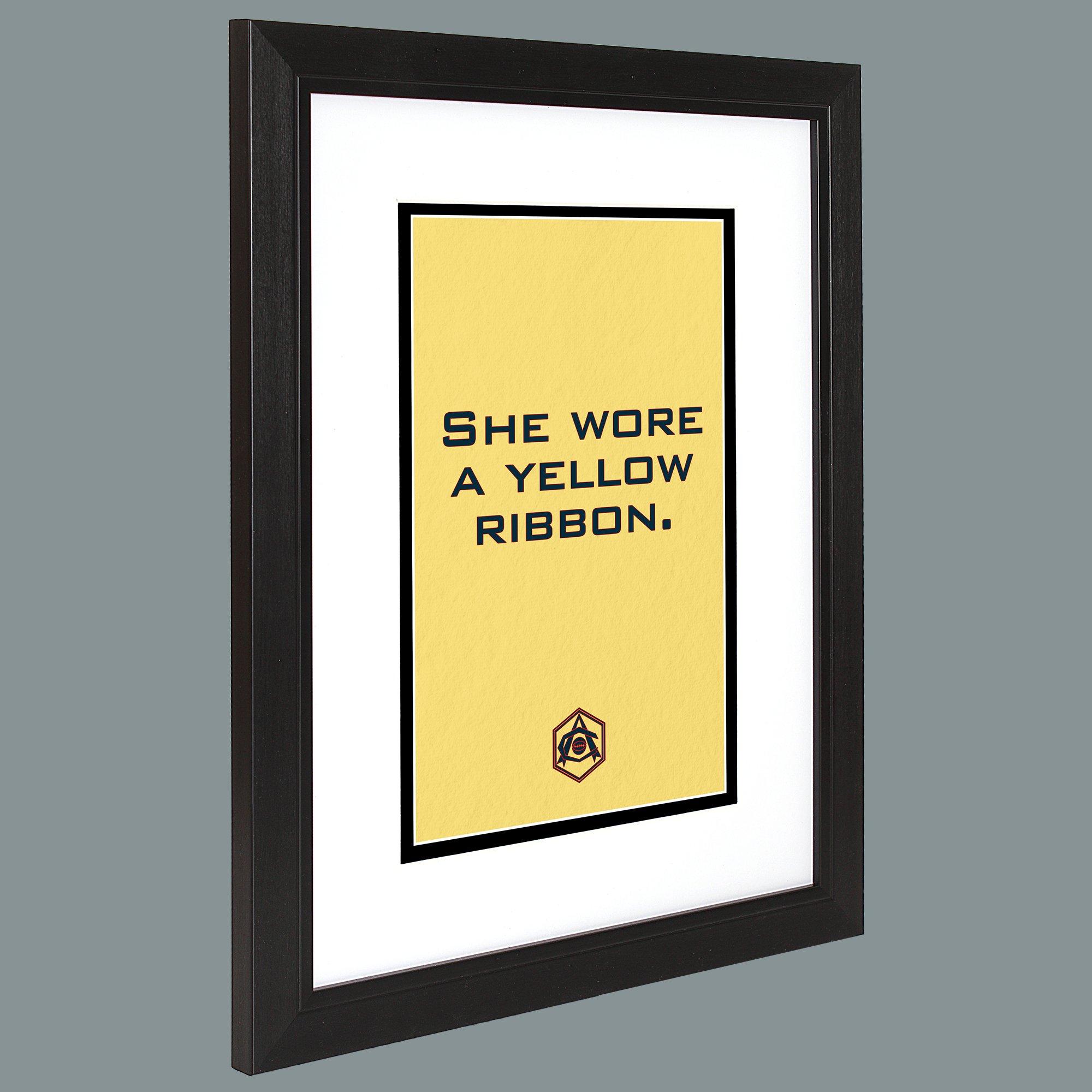 Arsenal Framed She Wore a Yellow Ribbon Print | Official Online Store