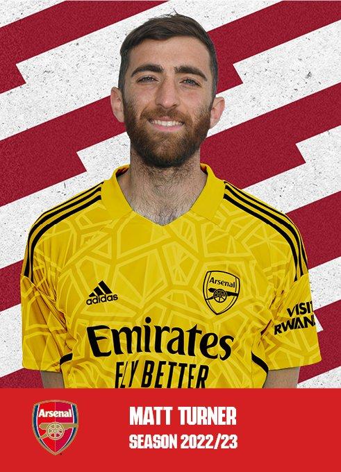 Arsenal 22/23 TURNER Headshot | Official Online Store