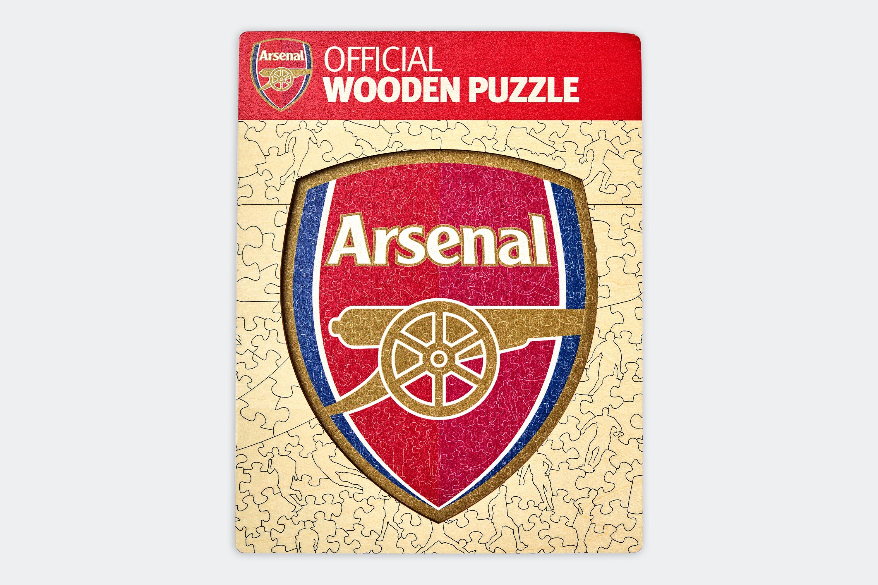 Arsenal Small Crest Wooden Puzzle | Official Online Store